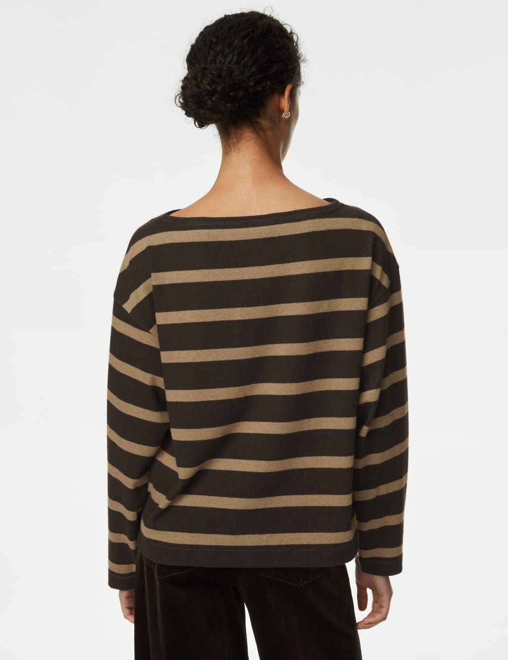 Striped Brushed Cosy Top | M&S Collection | M&S