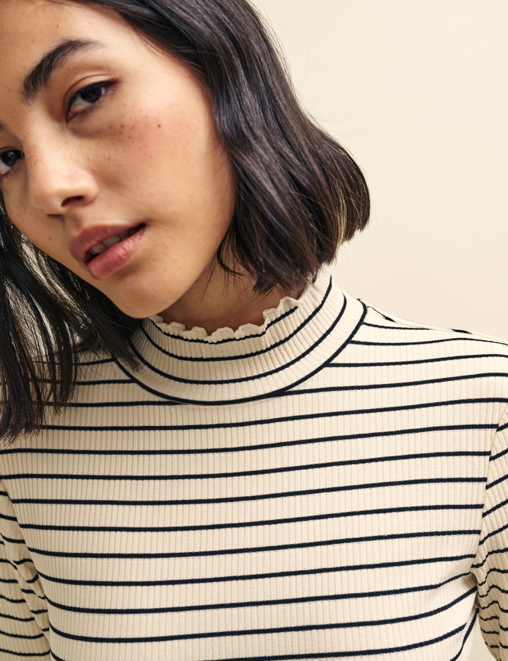 Striped Ribbed Top | Nobody's Child | M&S
