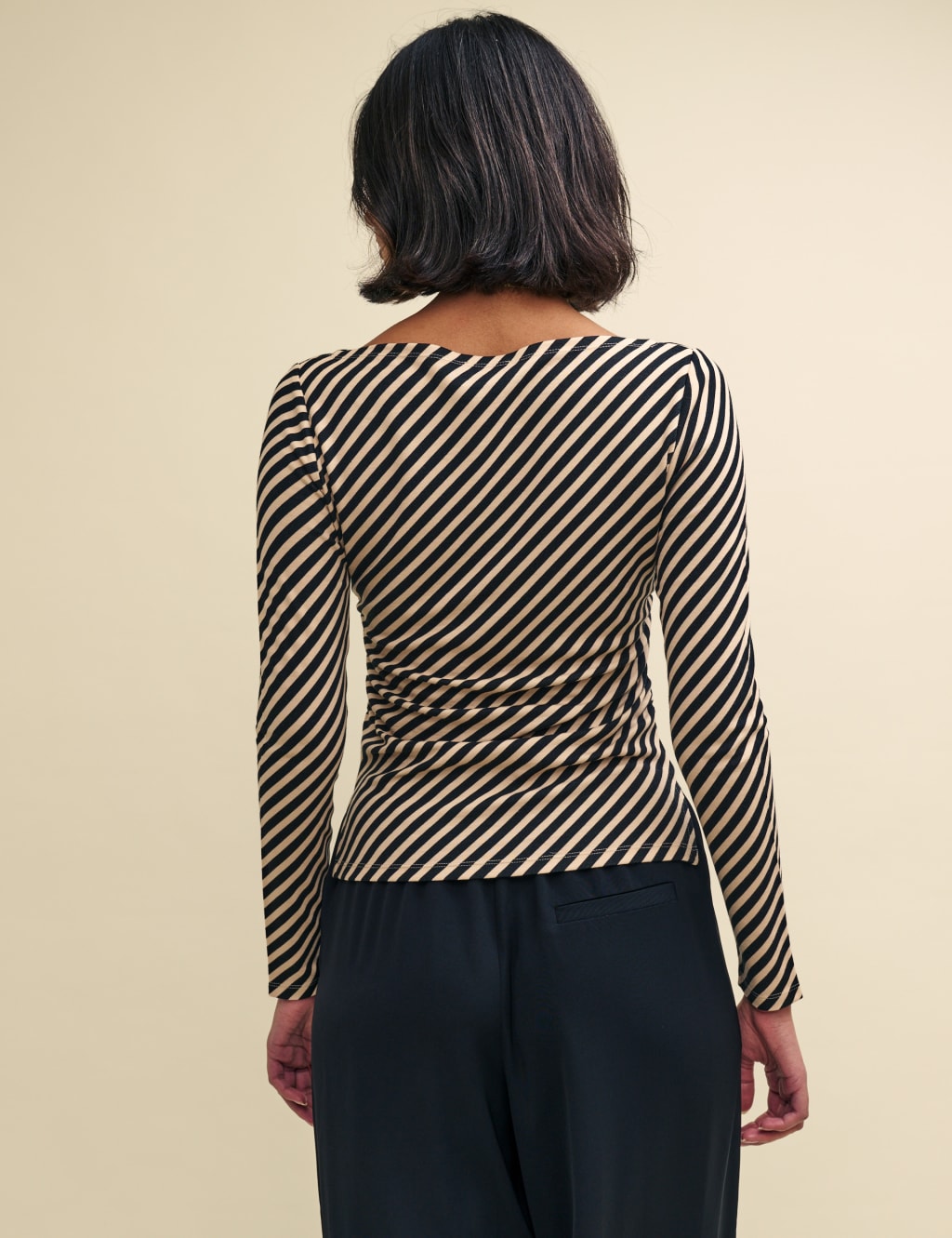 Striped Slash Neck Top | Nobody's Child | M&S