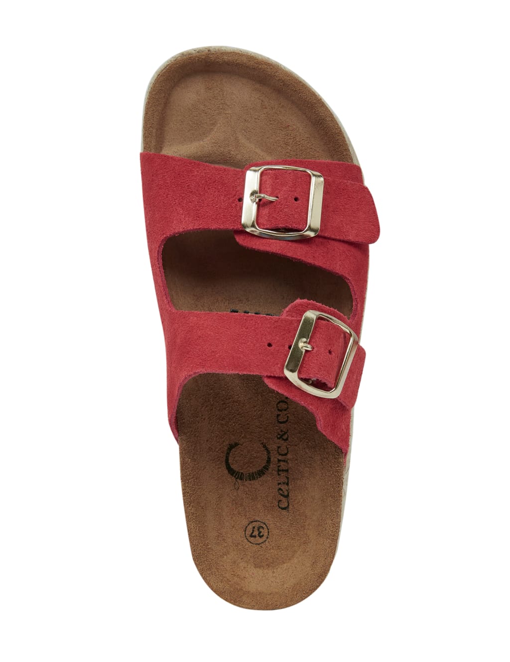 Suede Buckle Flatform Sandals | Celtic & Co. | M&S