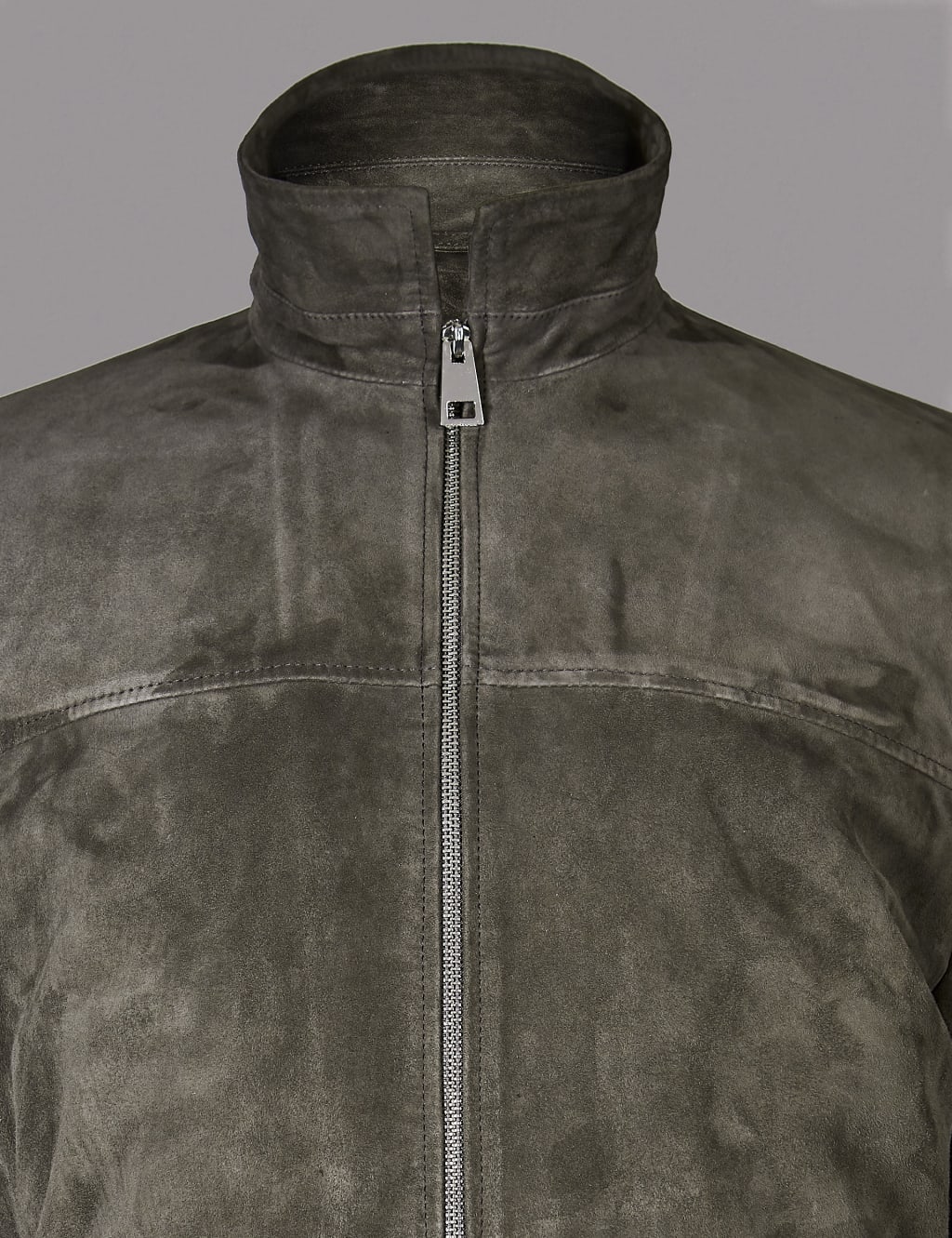 Suede Harrington Jacket | Autograph | M&S