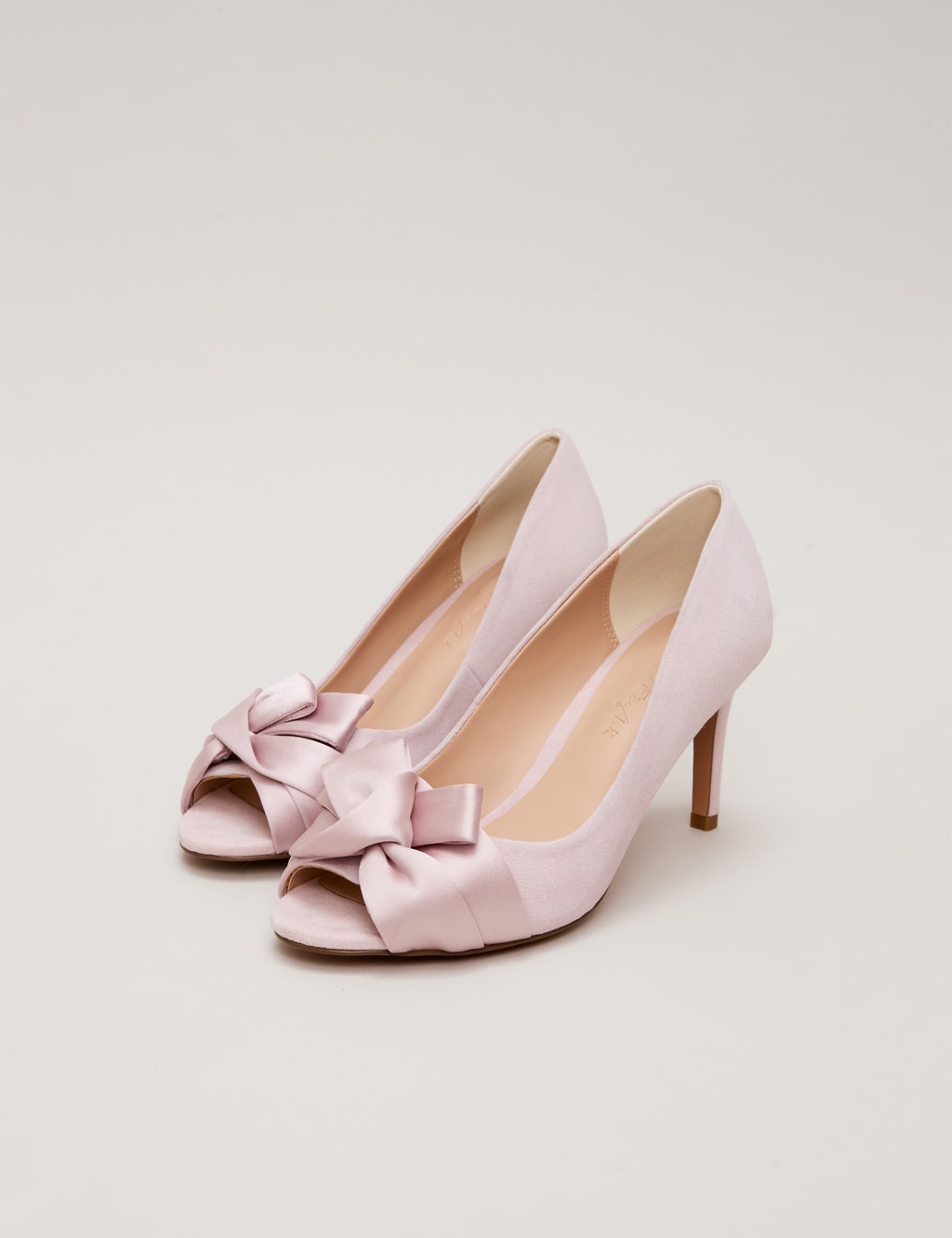 Suede Stiletto Heel Peep Toe Shoes | Phase Eight | M&S