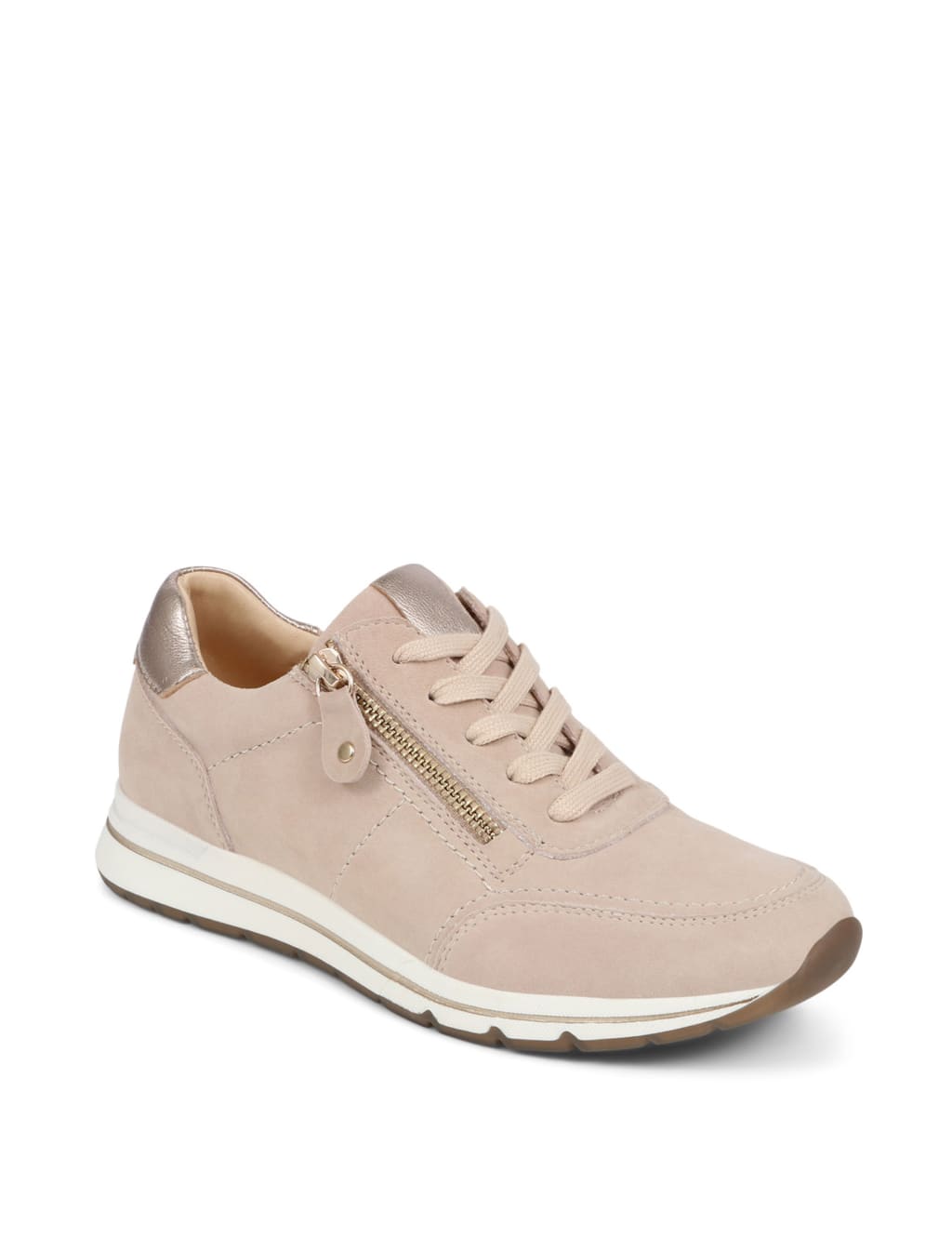Suede Zip Trainer | Jones Bootmaker | M&S