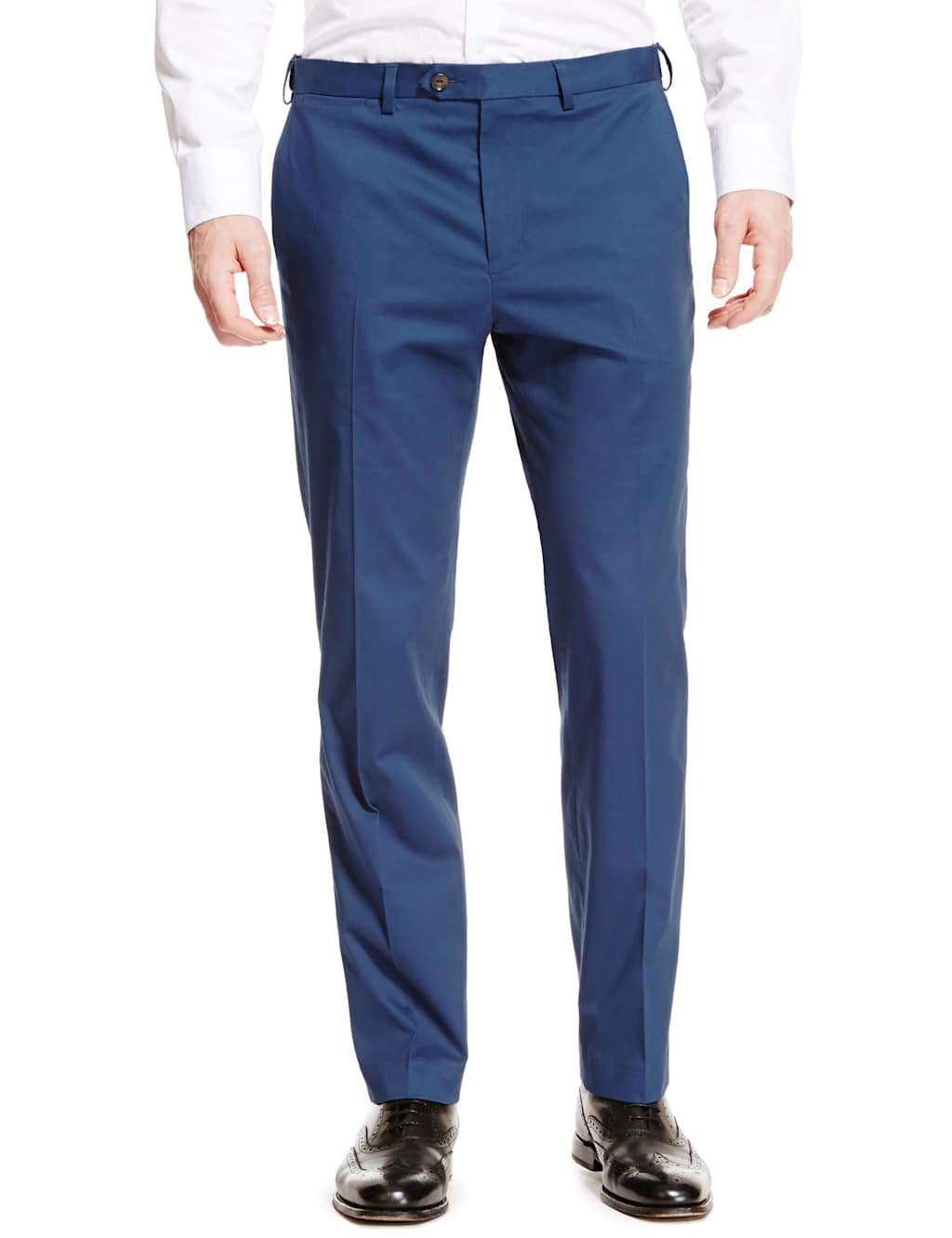 Supercrease™ Cotton Rich Easy to Iron Active Waist Chinos | M&S ...