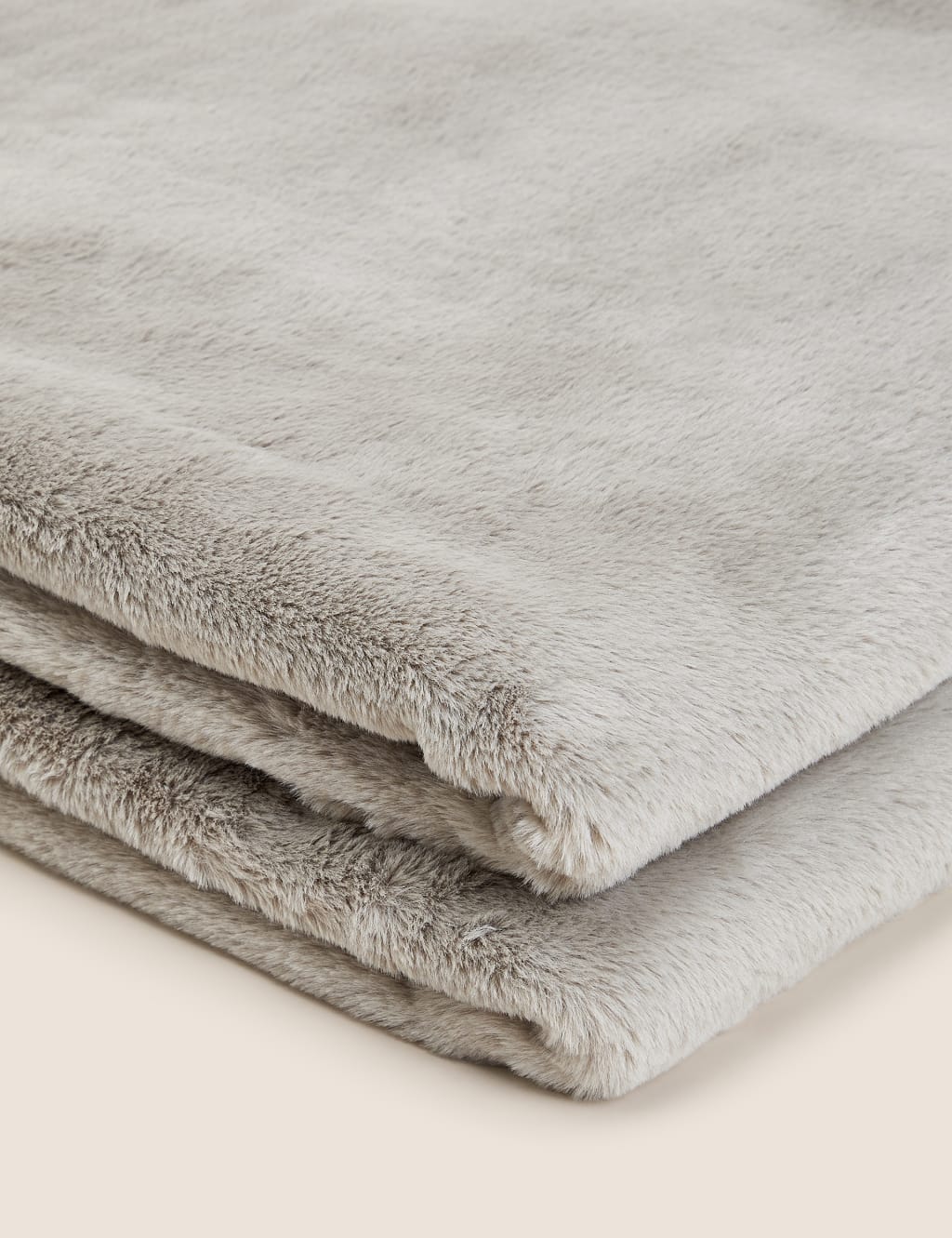 Supersoft Faux Fur Throw | M&S Collection | M&S