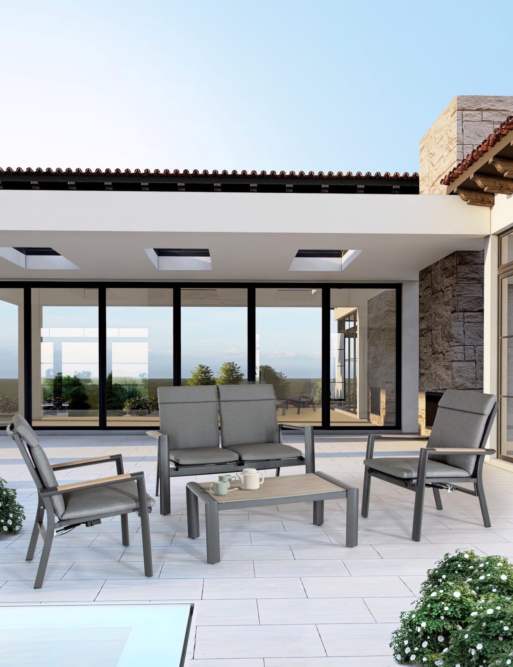 Surf Active 4 Seater Garden Lounge Set | Kettler | M&S