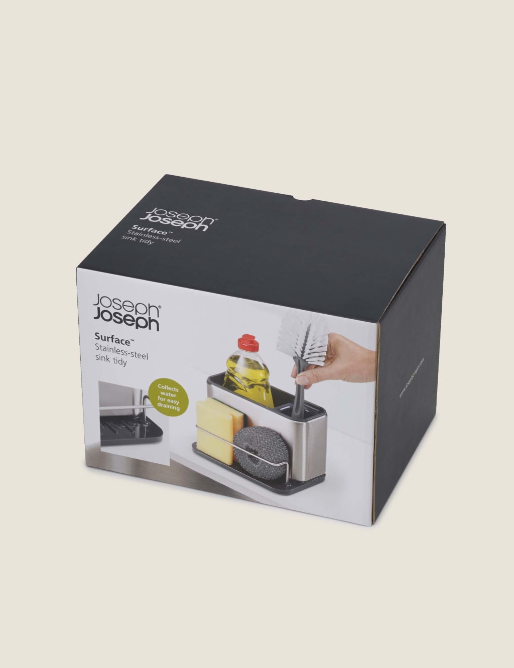 Surface™ Large Stainless-Steel Sink Tidy | Joseph Joseph | M&S