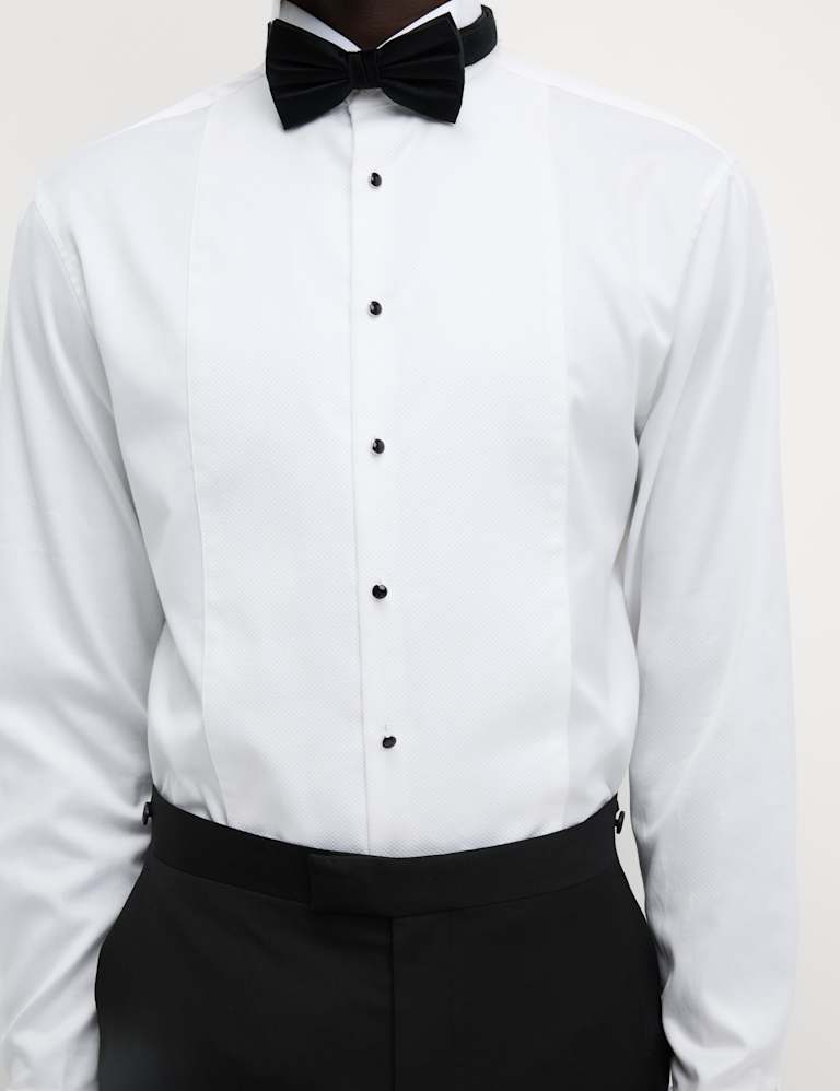 Tailored Fit Pure Cotton Dinner Shirt | M&S SARTORIAL | M&S