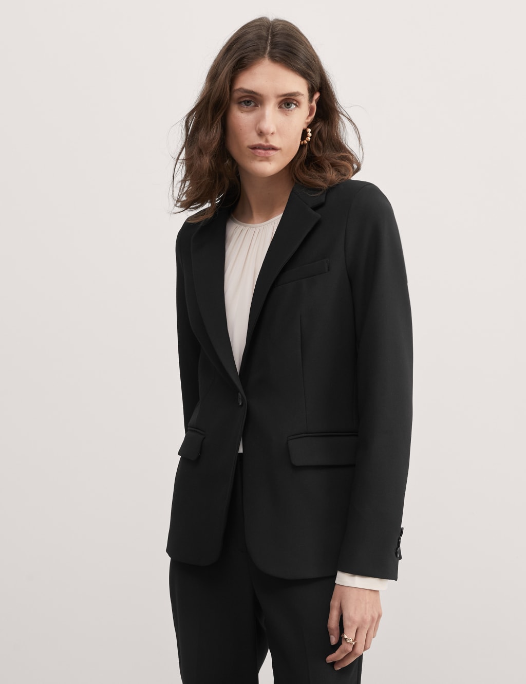 Tailored Single Breasted Blazer | JAEGER | M&S