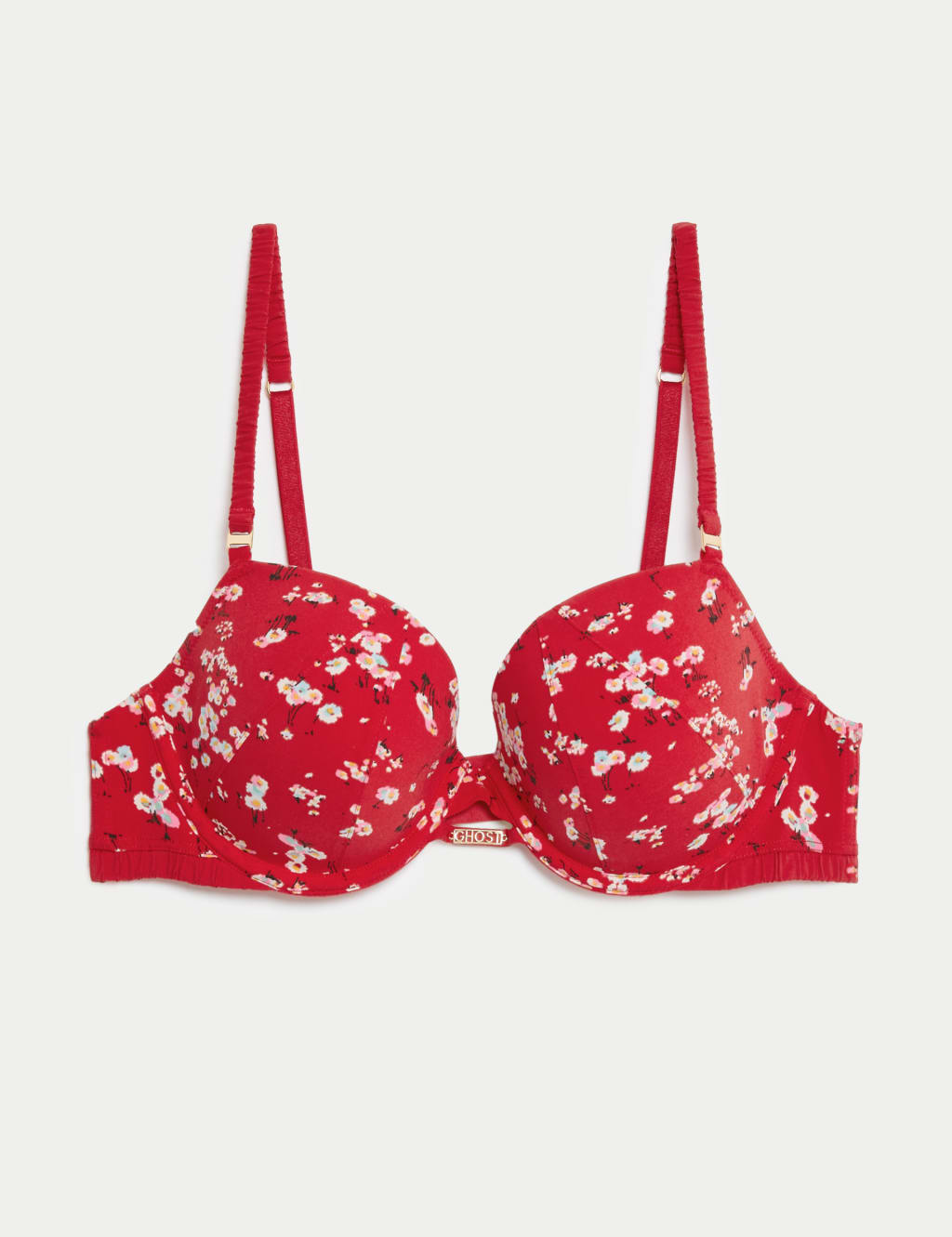 Tammy Floral Print Wired Balcony Bra A E Mands X Ghost Mands