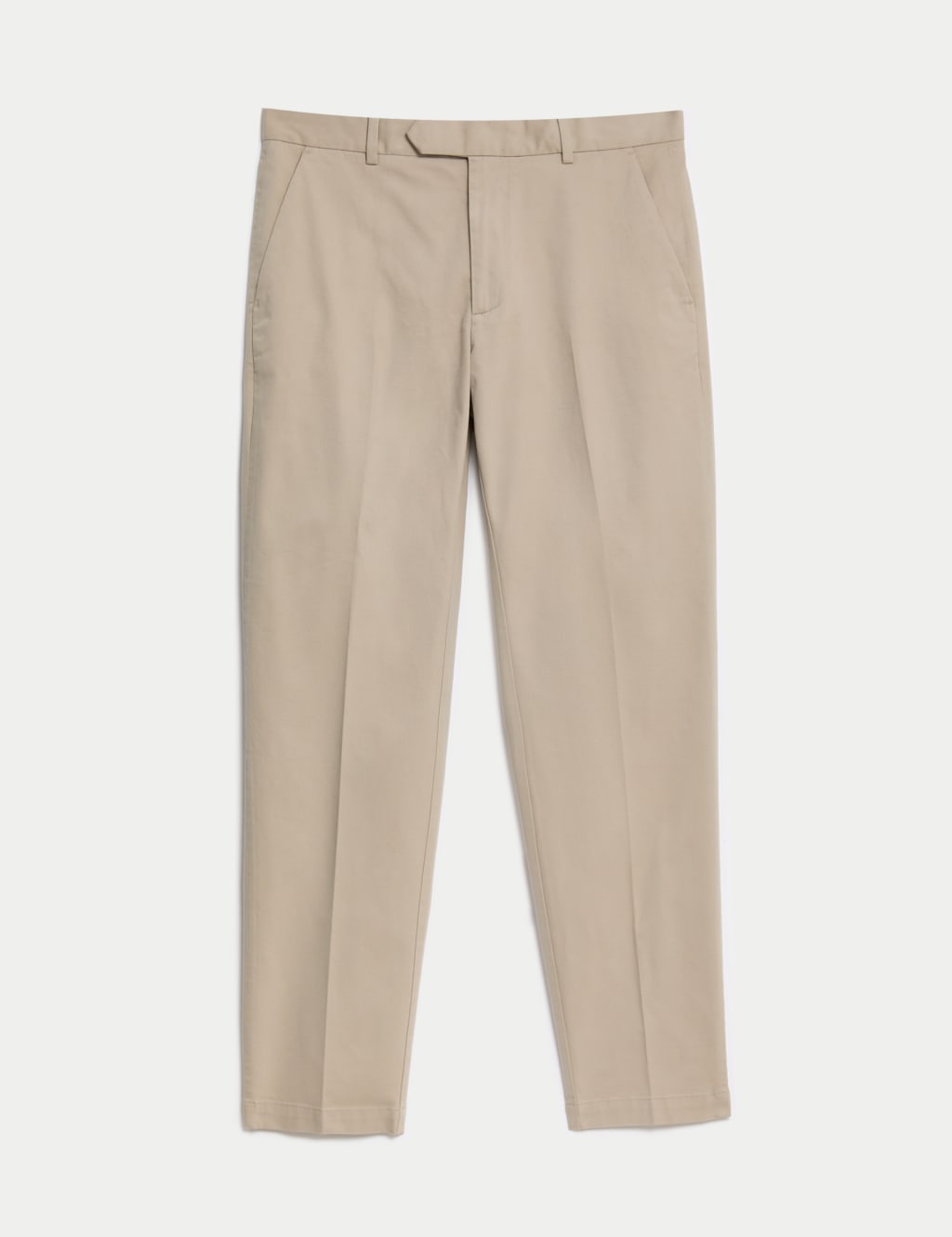 Tapered Fit Italian Flat Front Chinos Jaeger Mands