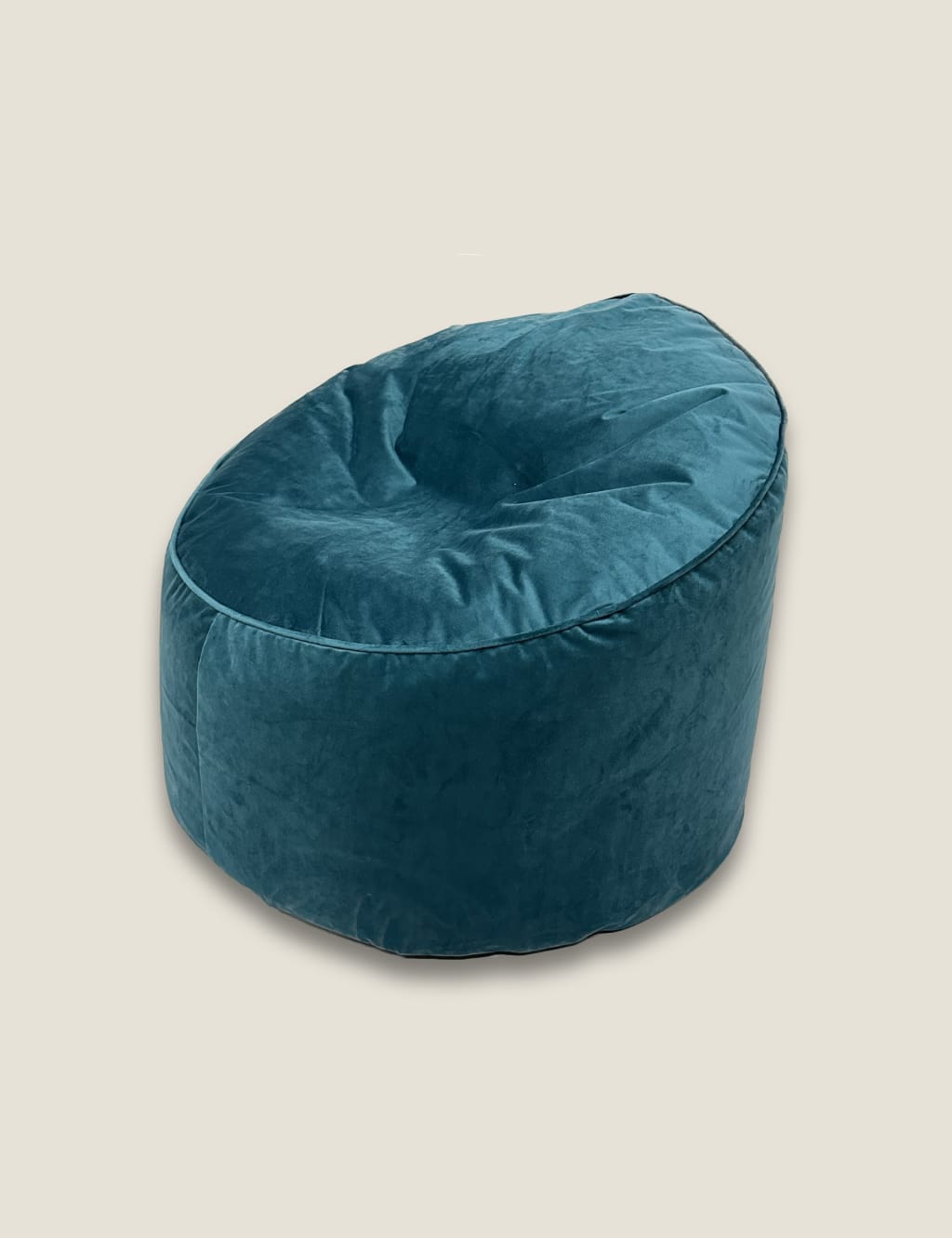 Teal Velvet Beanbag Chair | Kaikoo | M&S