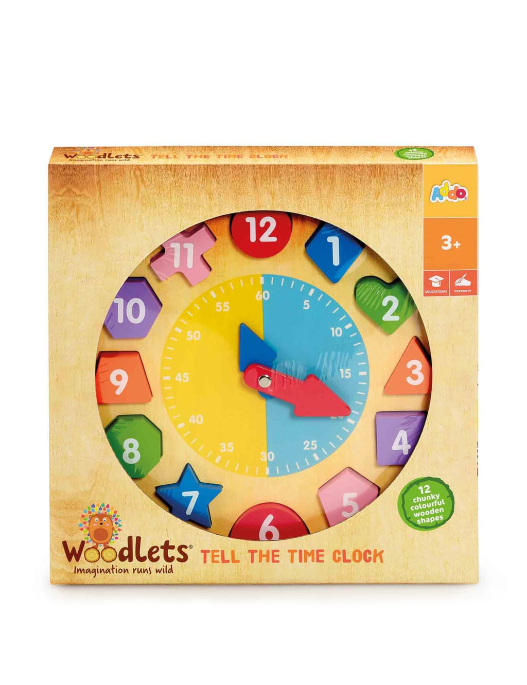 Tell The Time Clock (3-6 yrs) | Woodlets | M&S