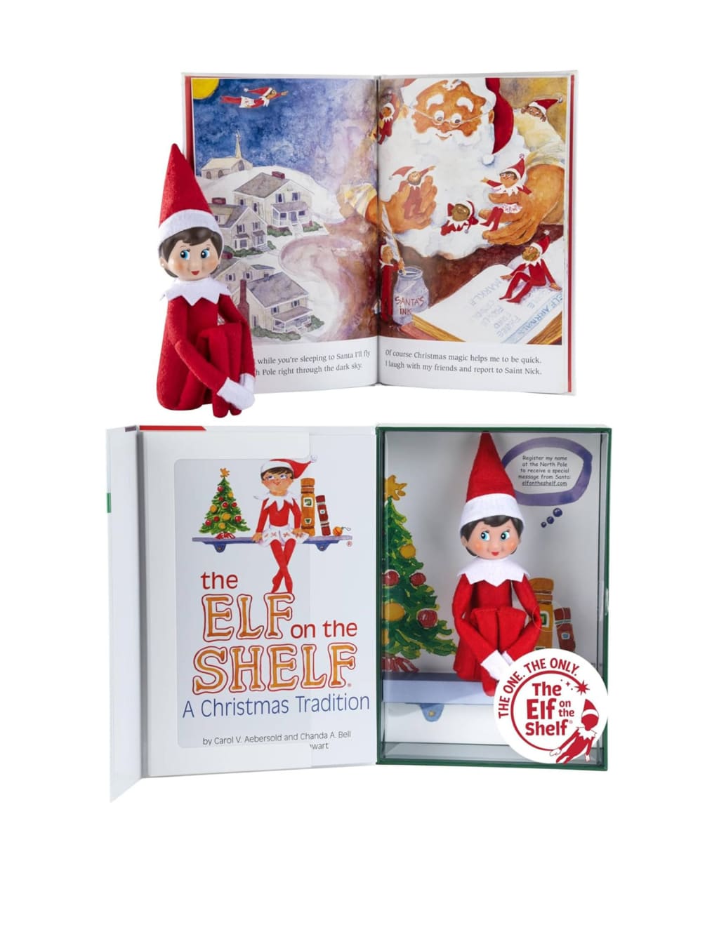 The Elf On The Shelf® Girl Elf With Blue Eyes (12+ Mths) | The Elf On ...