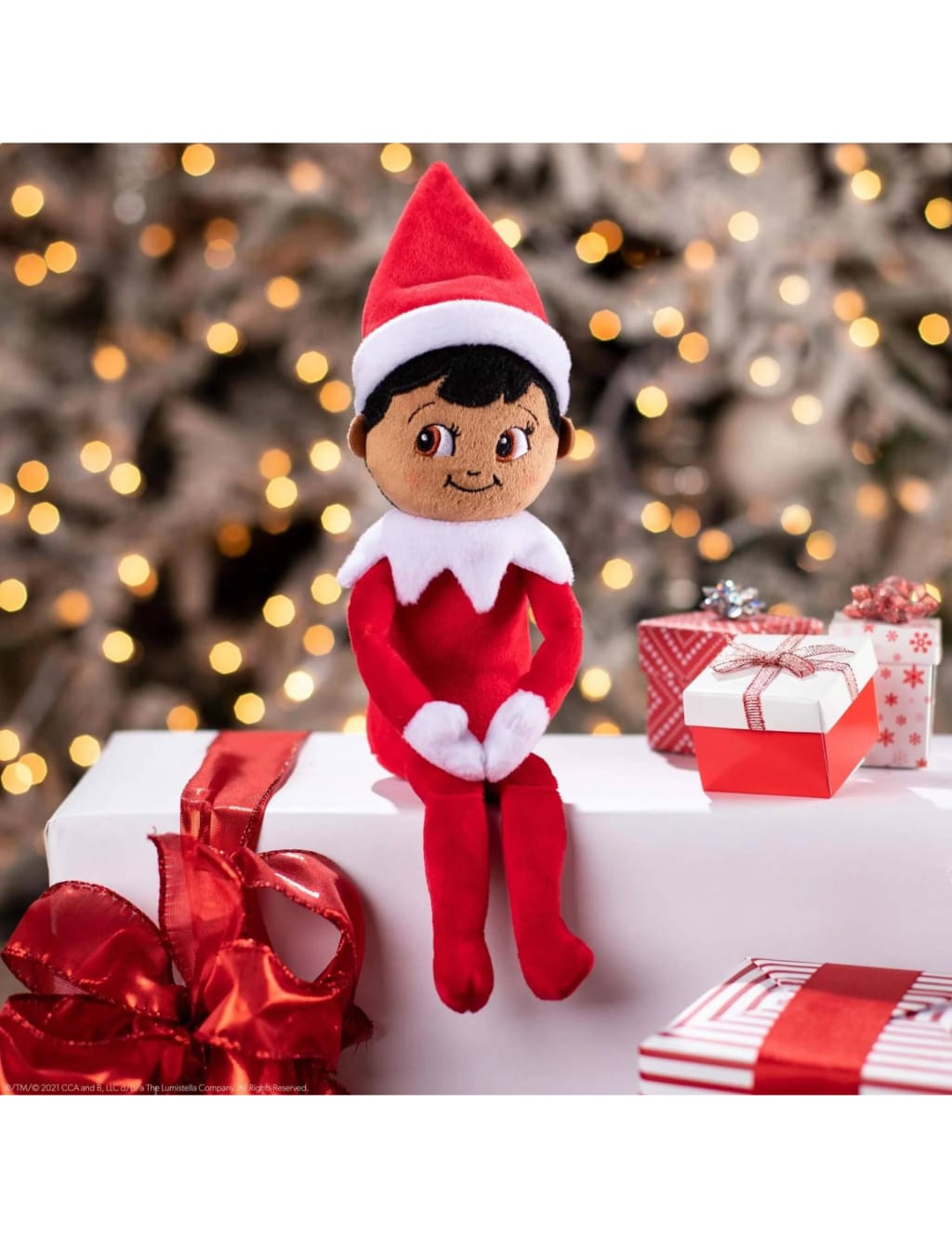 The Elf On The Shelf Plushee Pals® Snuggler Boy With Brown Eyes (12 ...