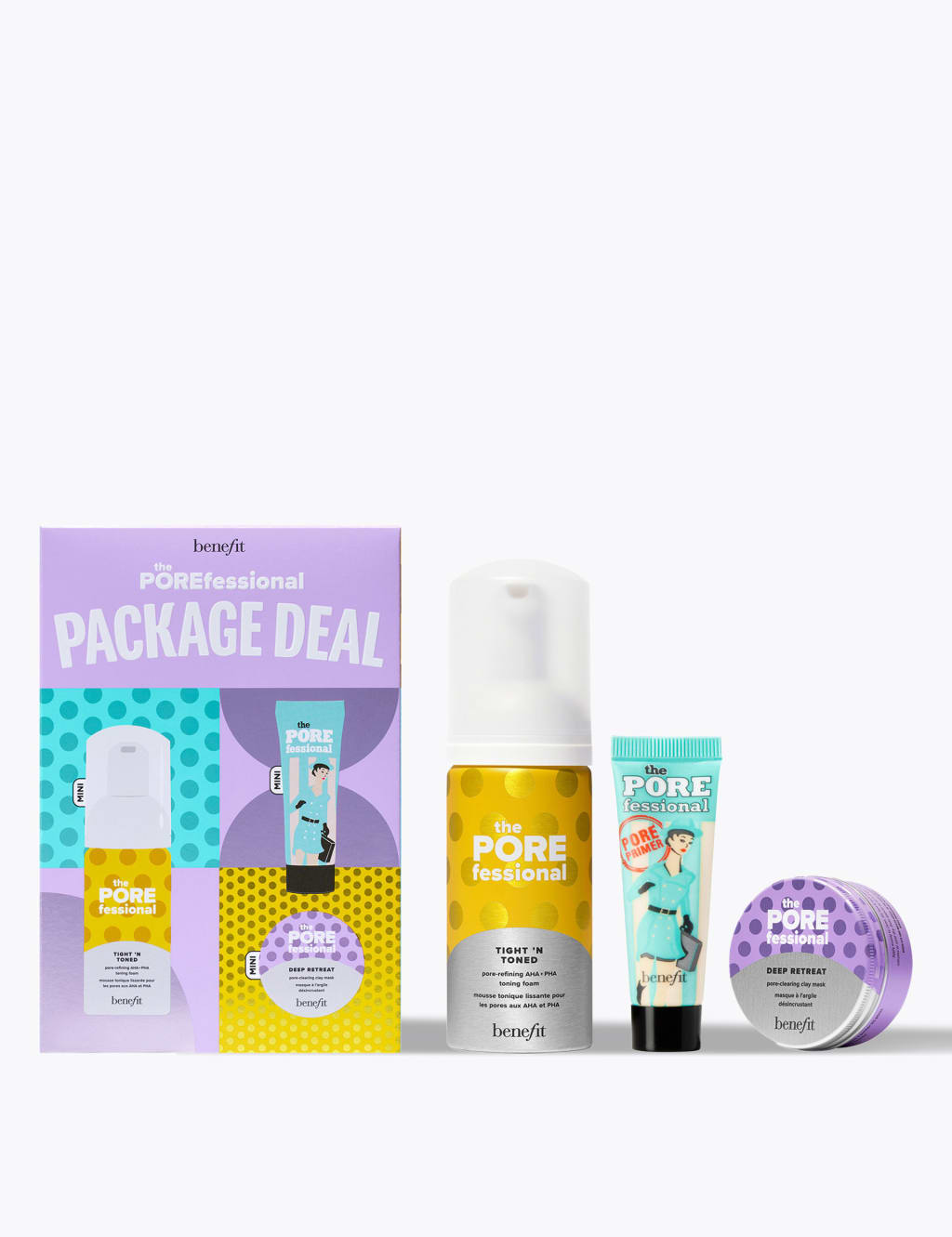 The Porefessional Package Deal Pore Care Mini Set | BENEFIT | M&S