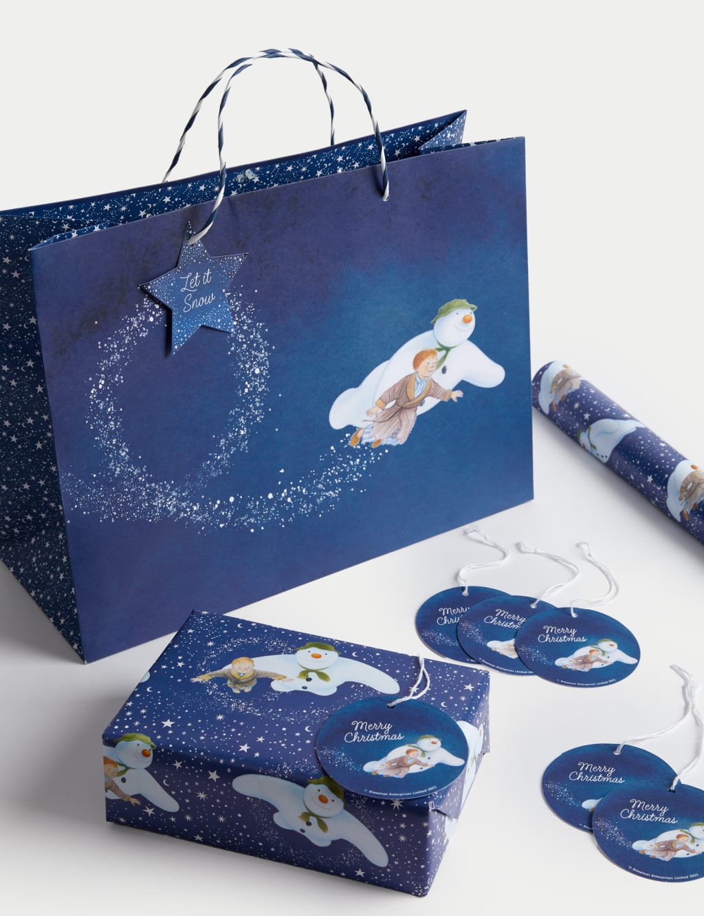 The Snowman™ 3M Christmas Gift Wrap, Tags & Gift Bag Pack | M&S