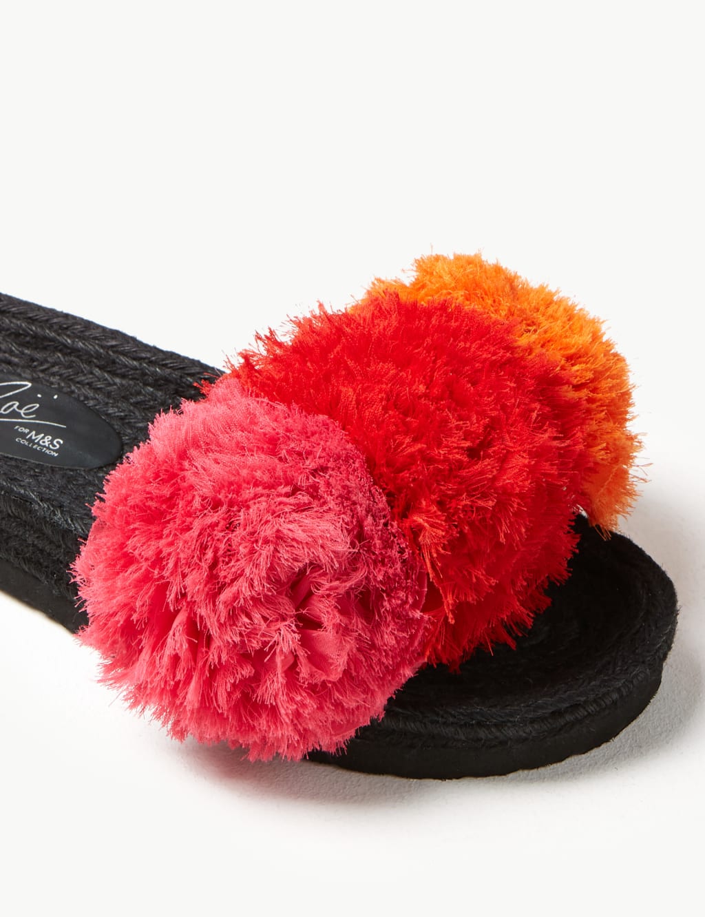 The Zoë Pom-Pom Sliders | M&S Collection | M&S
