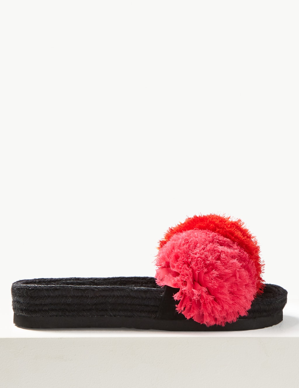 The Zoë Pom-Pom Sliders | M&S Collection | M&S