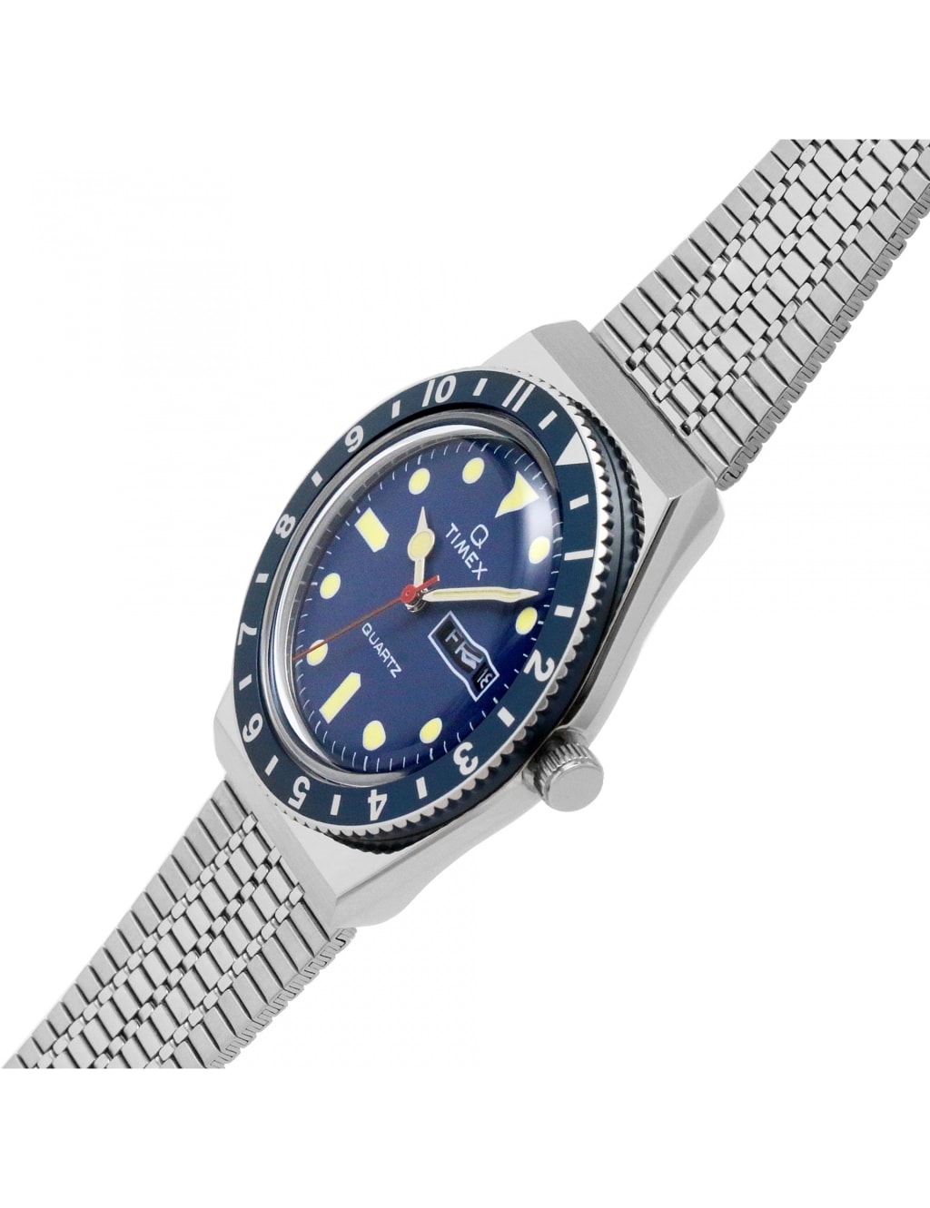 Timex Q Diver Stainless Steel Watch | Timex | M&S