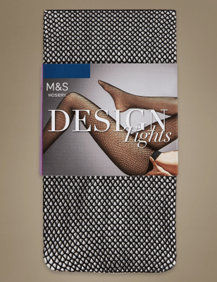 Triangle Fishnet Sheer Tights | M&S Collection | M&S