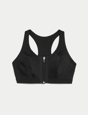 Ultimate Support Zip Front Sports Bra F-H | GOODMOVE | M&S