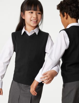 Unisex Pure Cotton School Tank Top (2-18 Yrs) | M&S Collection | M&S