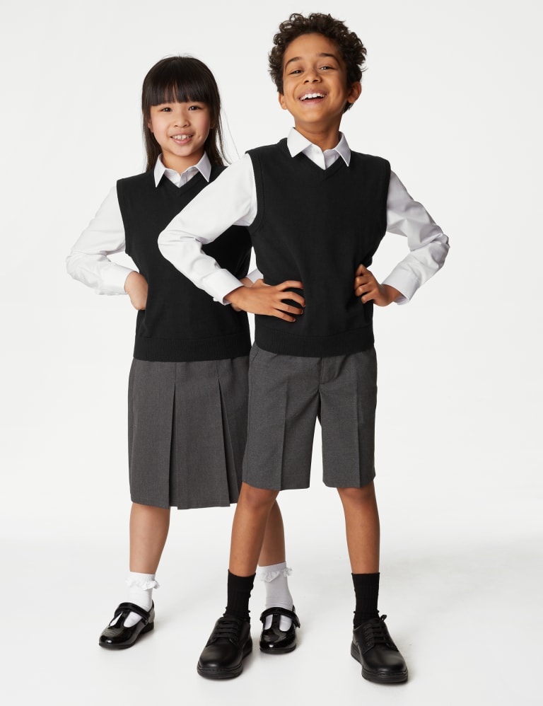 Unisex Pure Cotton School Tank Top (2-18 Yrs) | M&S Collection | M&S