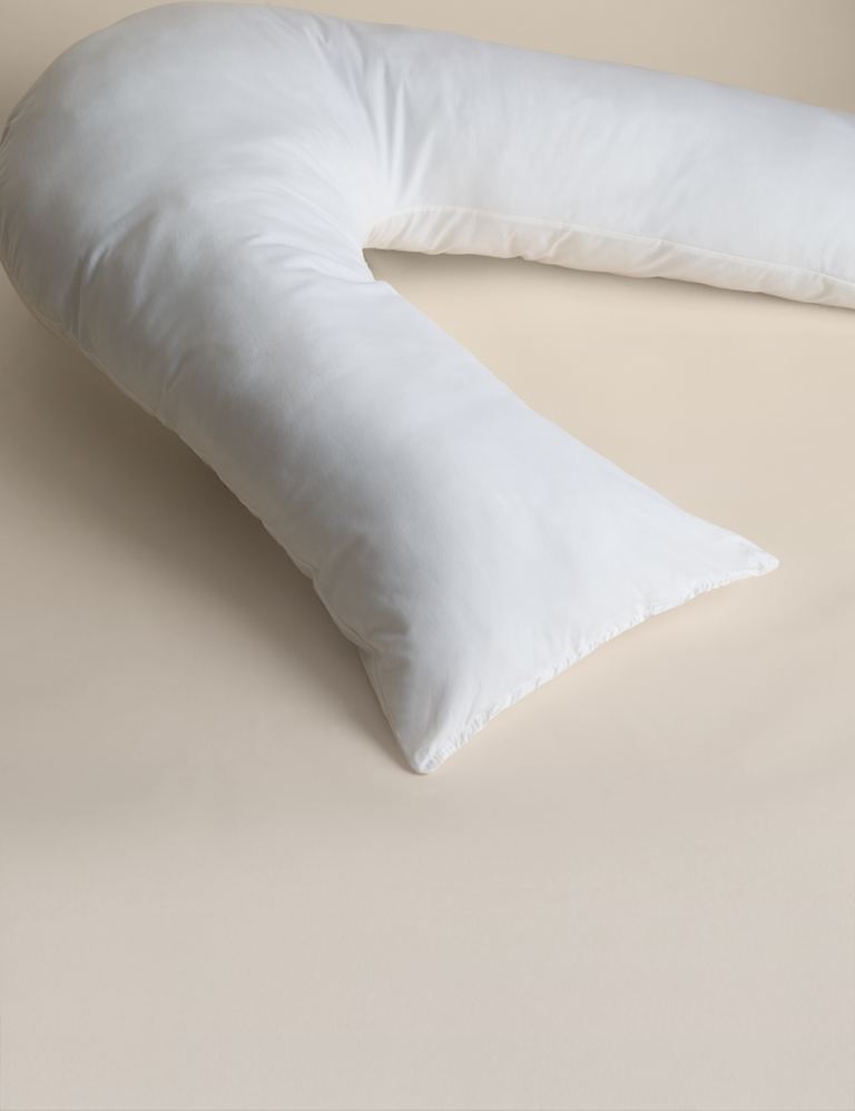 V-Shaped Medium Pillow with Pillowcase | Sleep Solutions | M&S