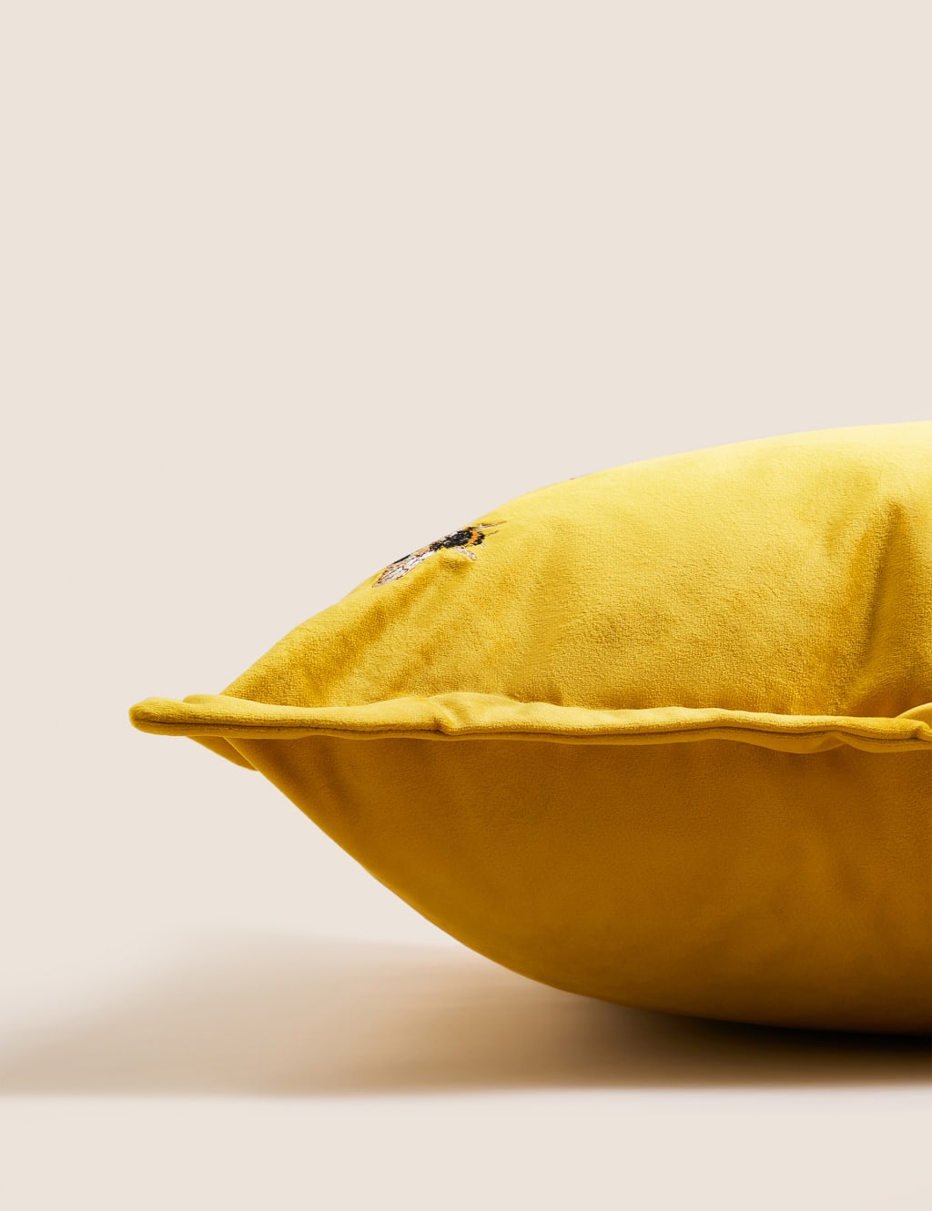 Velvet Bee Embroidered Cushion | M&S Collection | M&S