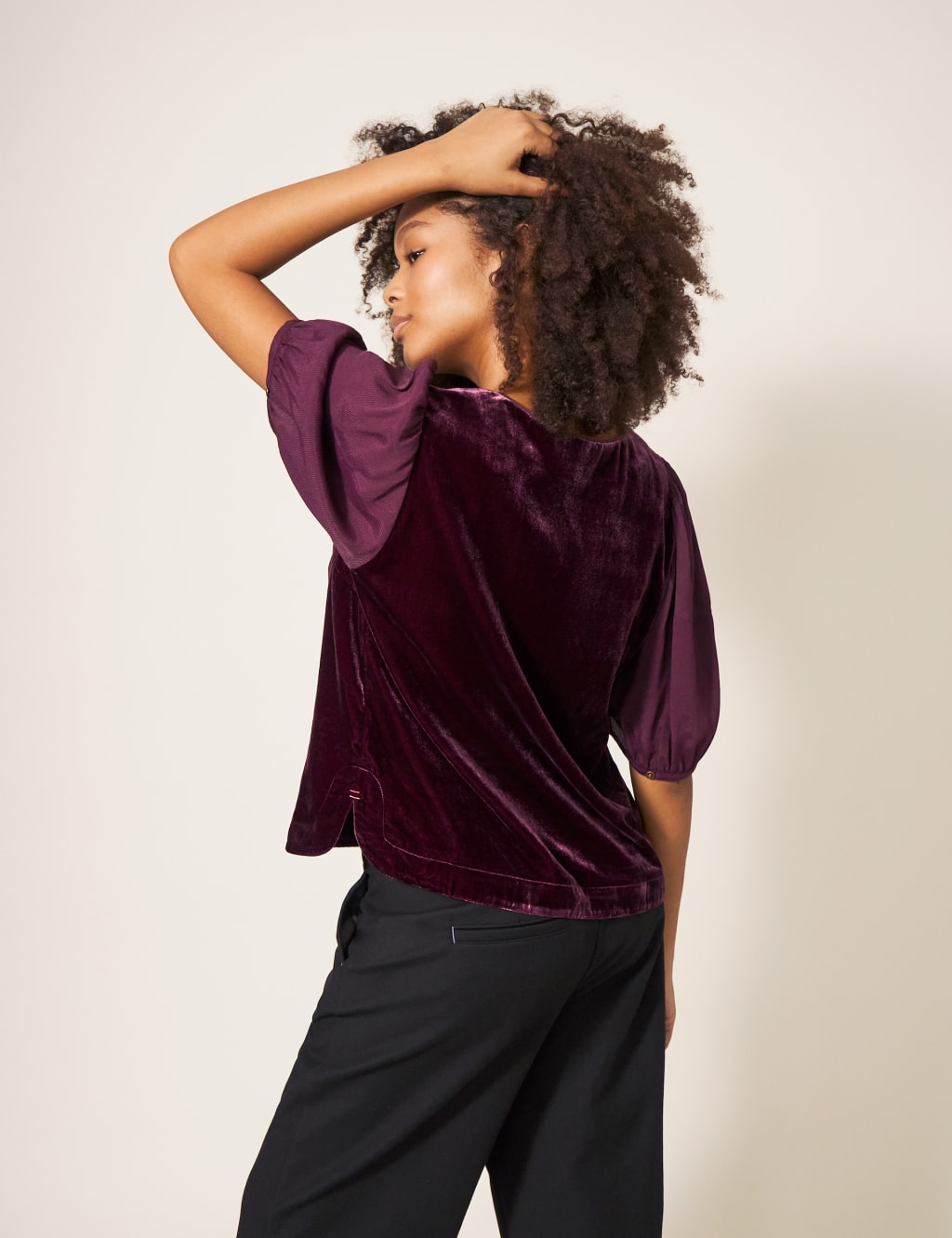 Buy Velvet Top | White Stuff | M&S