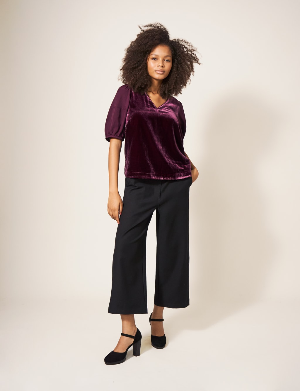 Buy Velvet Top | White Stuff | M&S