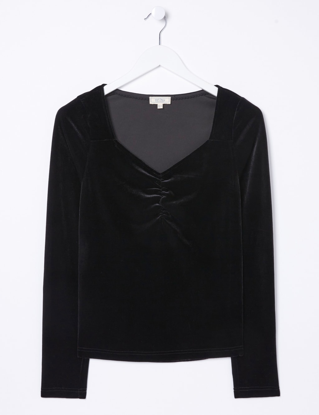 Velvet V-Neck Top | FatFace | M&S