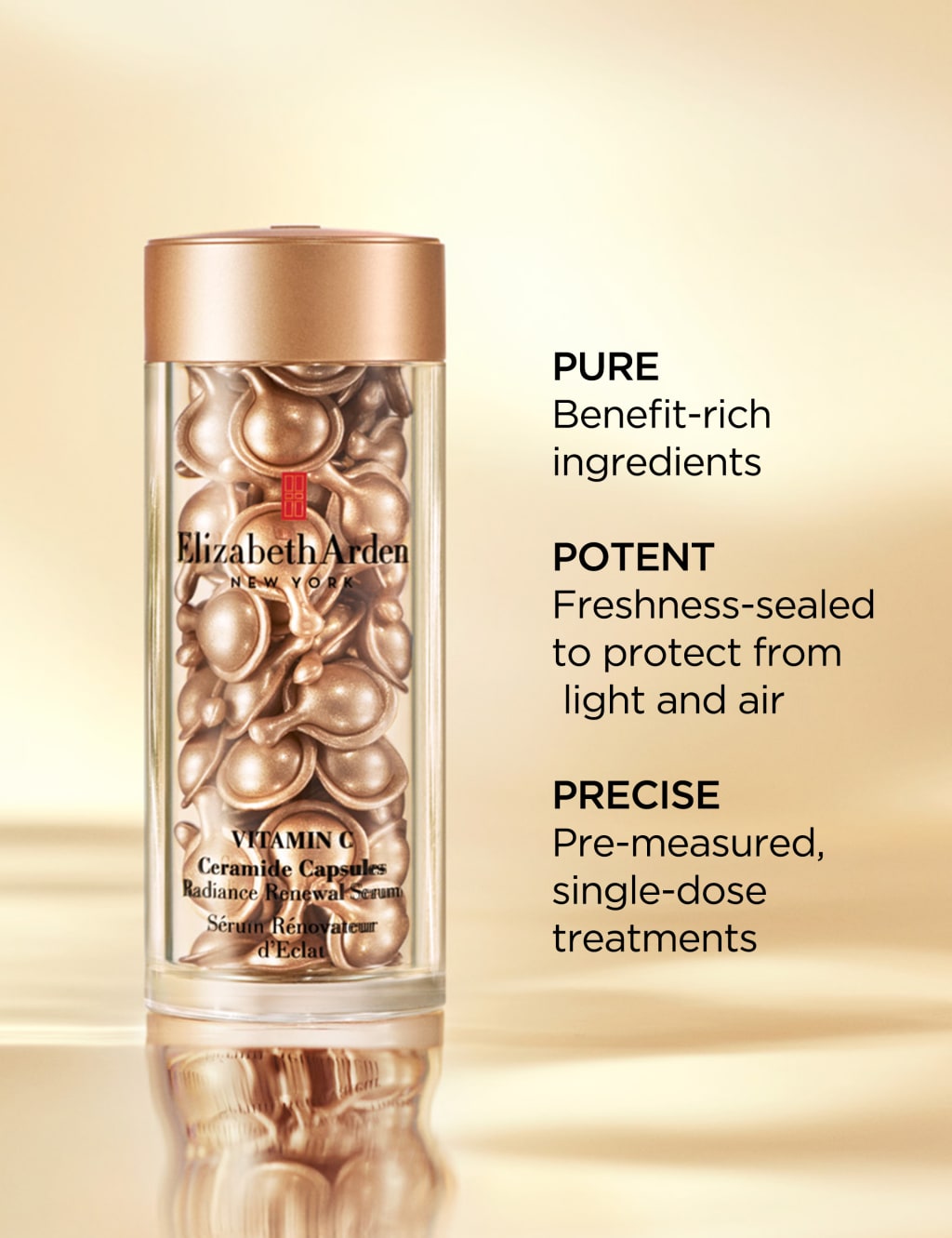 Vitamin C Ceramide Capsules Radiance Renewal Serum 30 Piece | Elizabeth ...