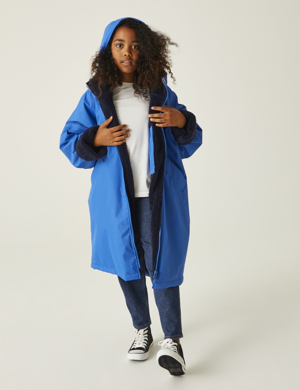 Waterproof Fleece Lined Changing Robe (5-13 Yrs) | Regatta | M&S