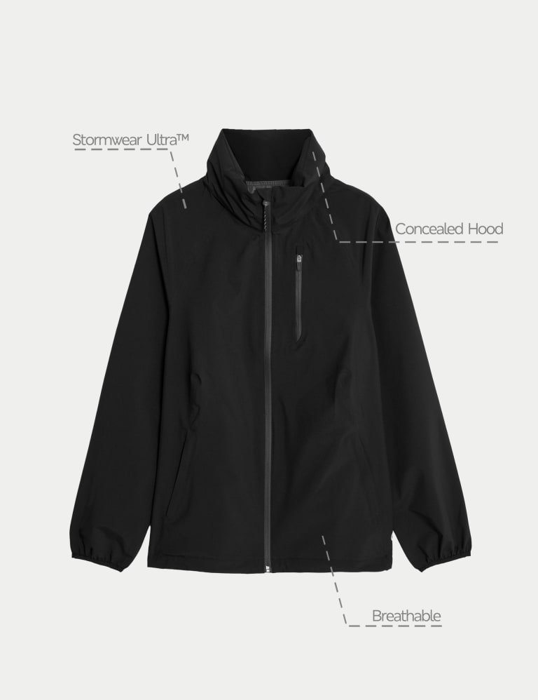 Waterproof Hooded Sports Jacket with Stormwear™ Ultra | Goodmove | M&S