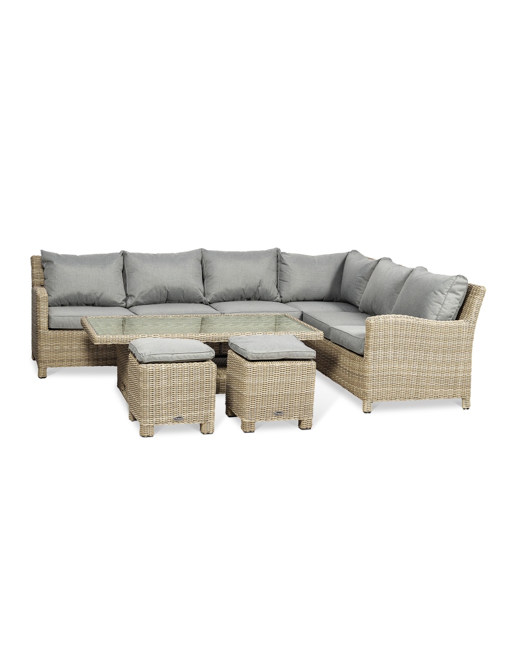Wentworth 8 Seater Garden Corner Sofa Set | Royalcraft | M&S