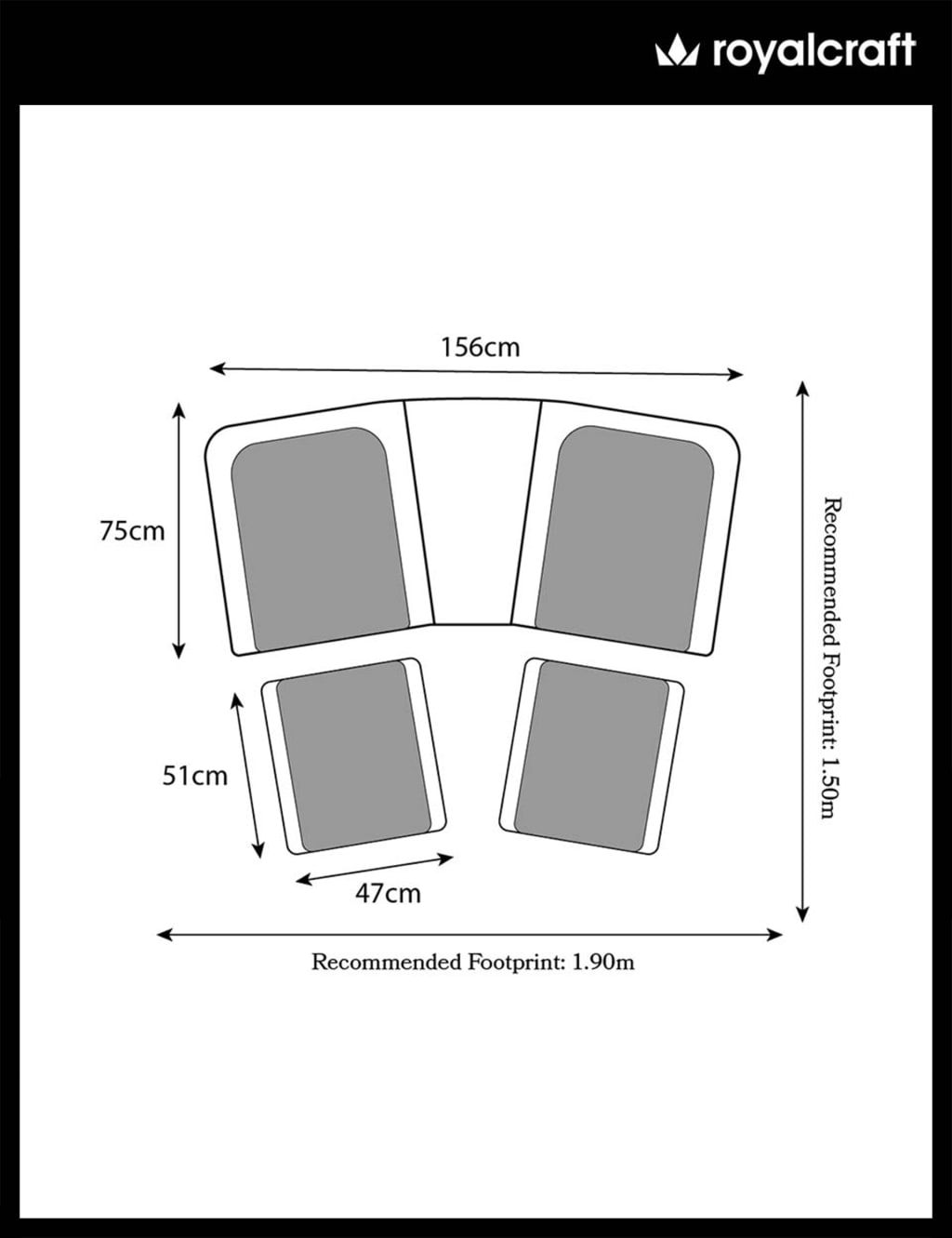 Wentworth Bistro Table and 2 Chairs | Royalcraft | M&S