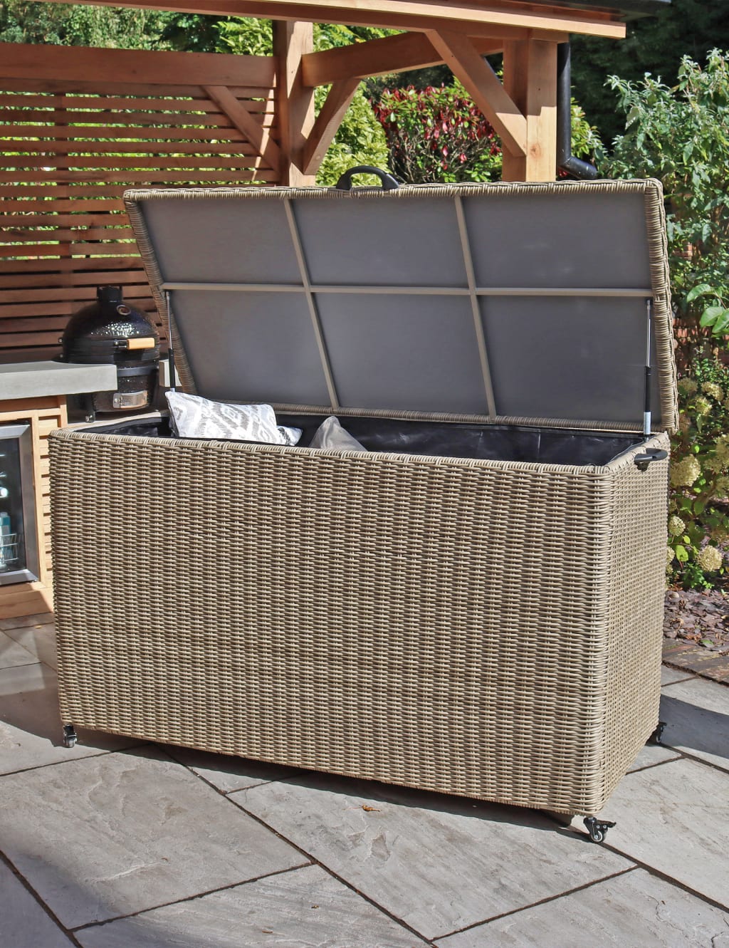 Wentworth Rattan Garden Storage Box | Royalcraft | M&S