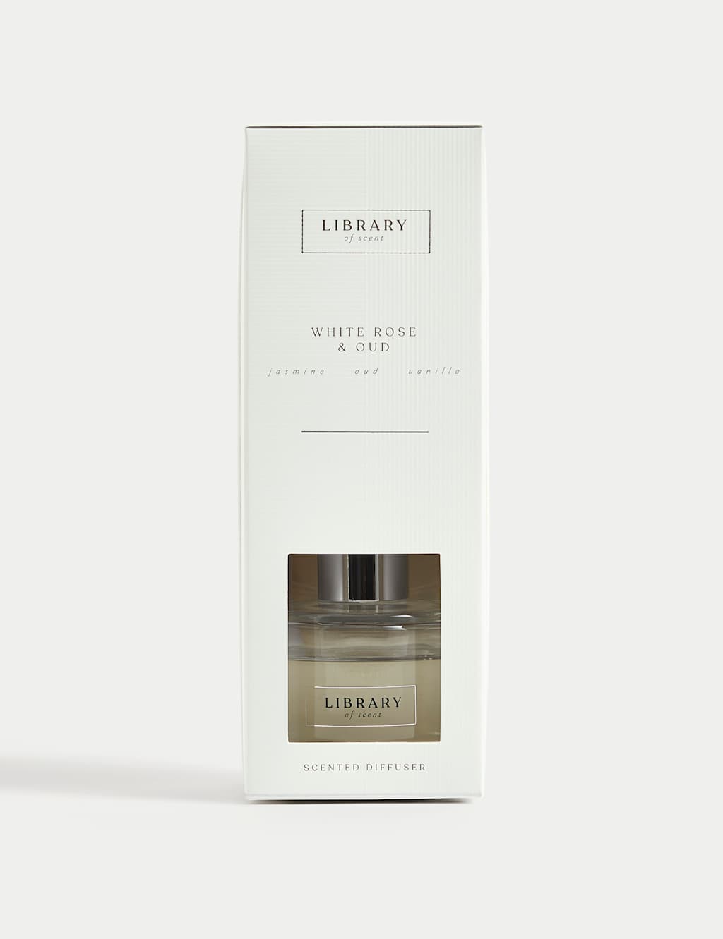 White Rose & Oud 100ml Diffuser | Library of Scent | M&S