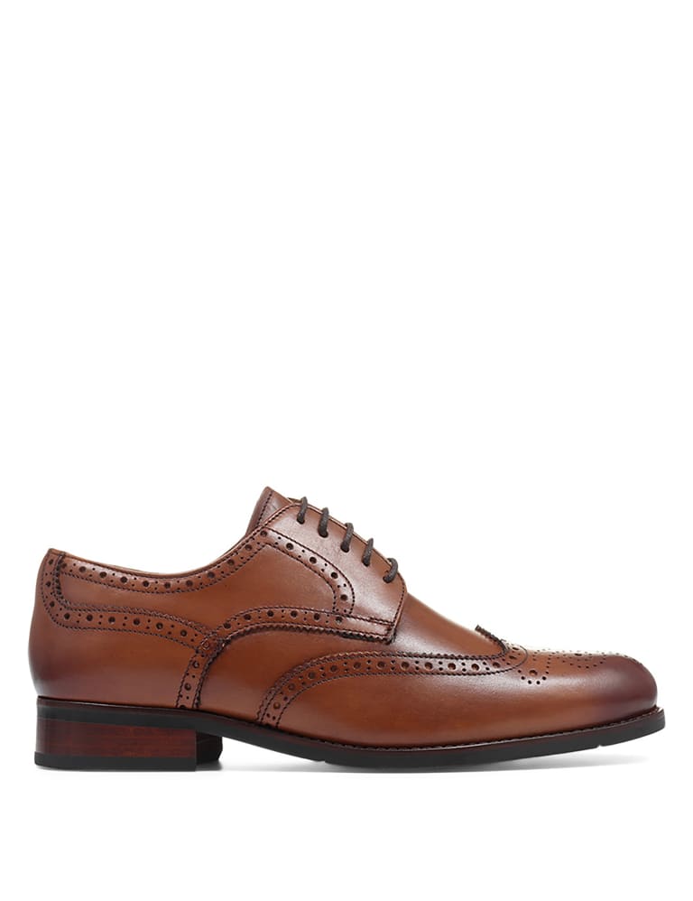 Wide Fit Leather Brogues | Jones Bootmaker | M&S