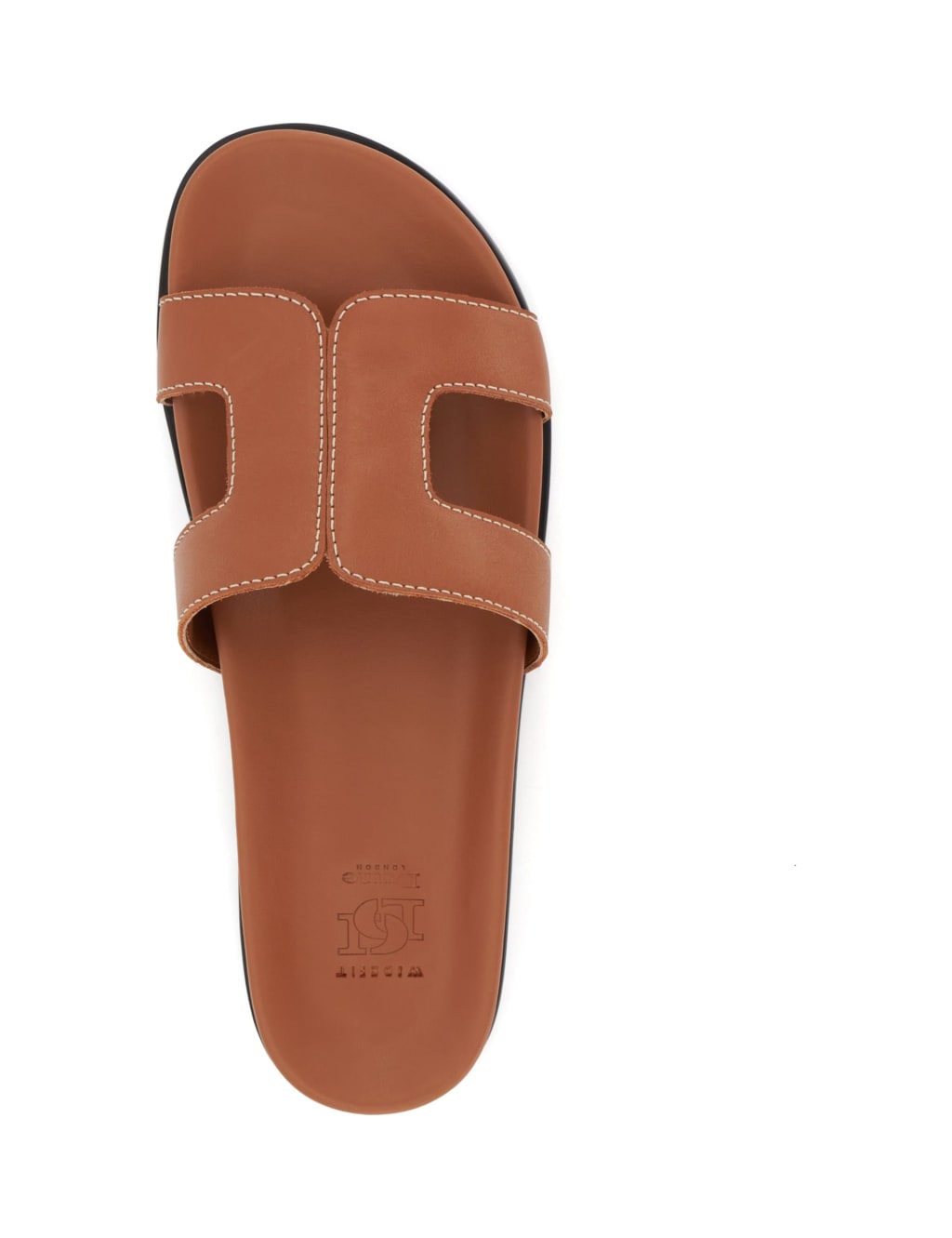 Wide Fit Leather Sliders | Dune London | M&S