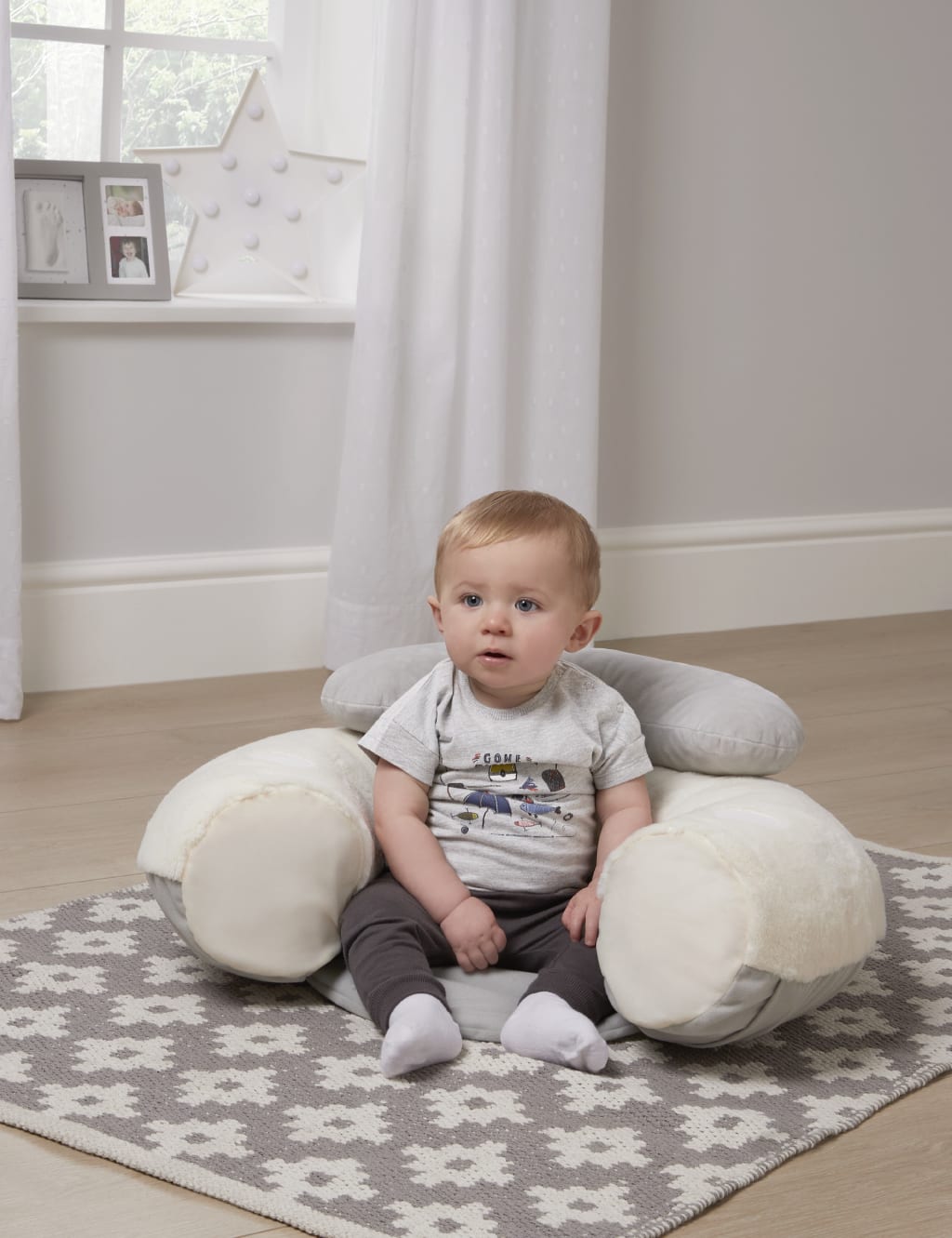 Wish Upon a Cloud Sit & Play Floor Seat (6 Mths) | Mamas & Papas | M&S