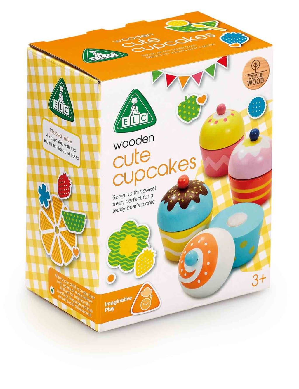 Wooden Cute Cupcakes (3+ Yrs) | Early Learning Centre | M&S