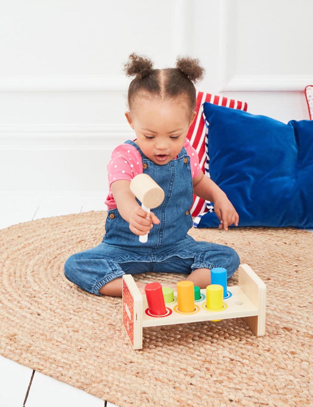 Wooden Hammer Bench Toy (12-36 Mths) | Early Learning Centre | M&S