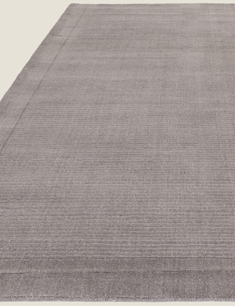 Wool Frame Border Rug | Asiatic | M&S