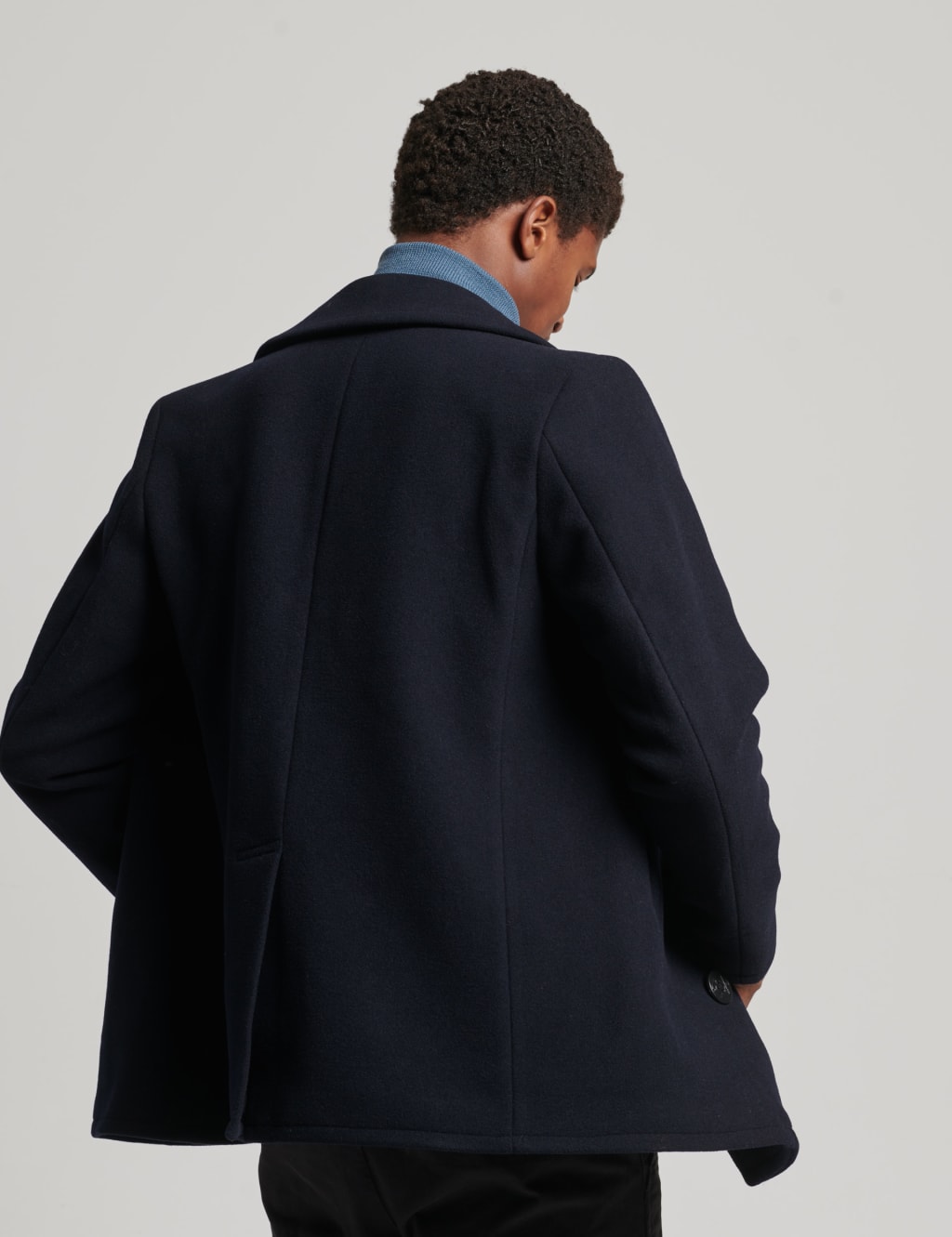 Wool Rich Peacoat | Superdry | M&S