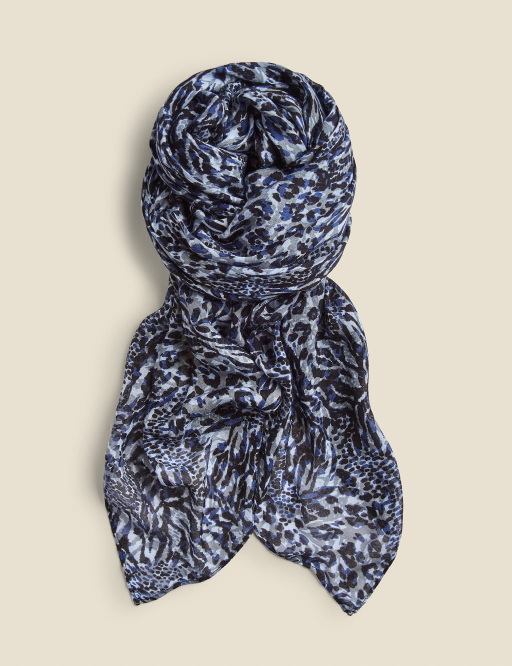 Woven Animal Print Scarf | SOSANDAR | M&S