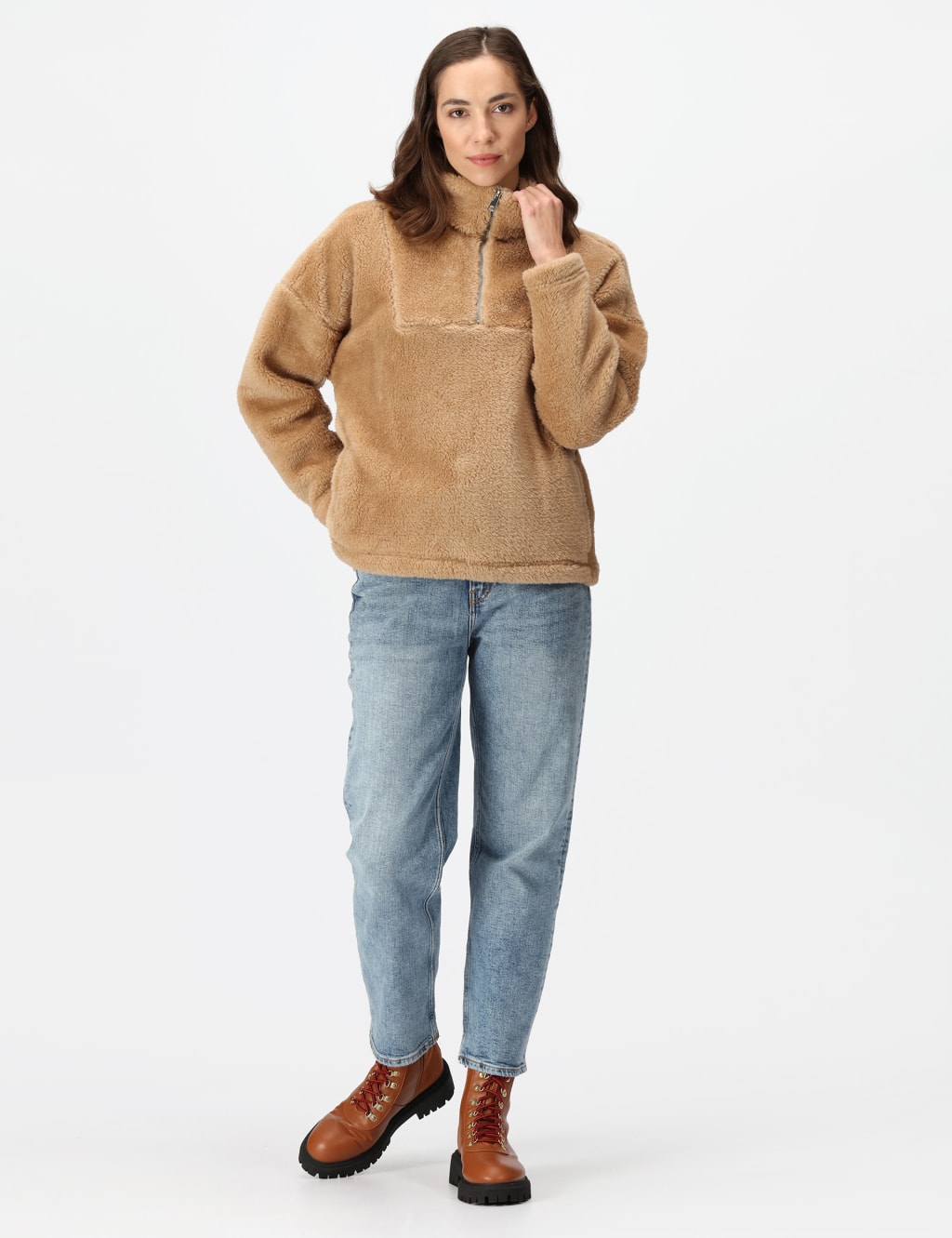 Zeeke Fluffy Funnel Neck Fleece | Regatta | M&S