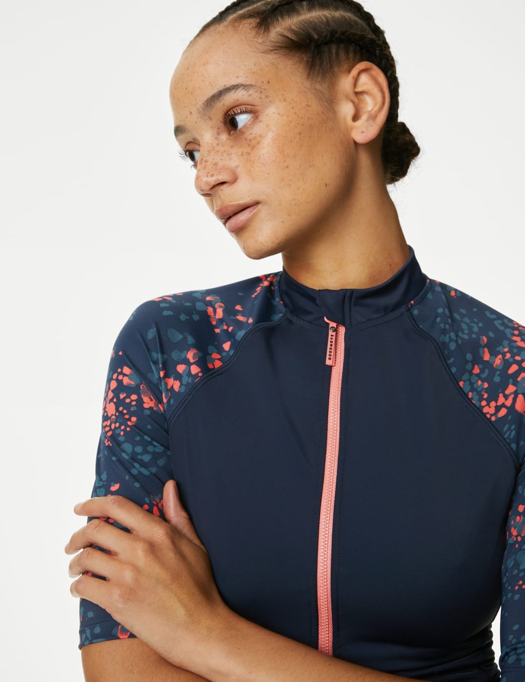 Zip Front Rash Vest | Goodmove | M&S